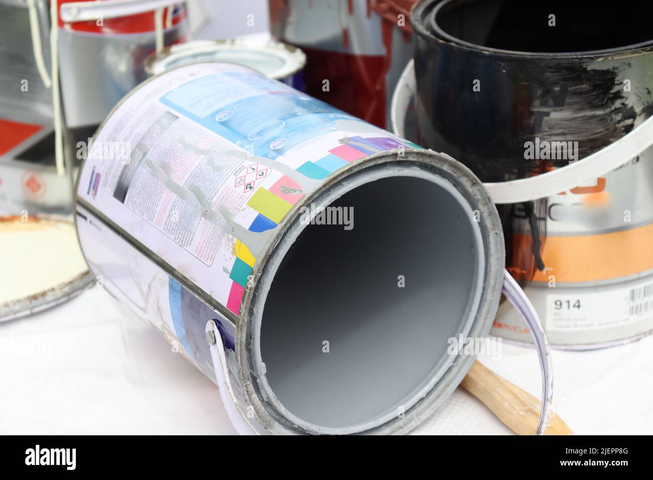 Waste paint liquid hi-res stock photography and images - Alamy