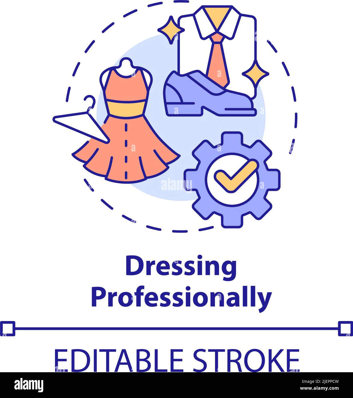Dressing stylish Stock Vector Images - Alamy