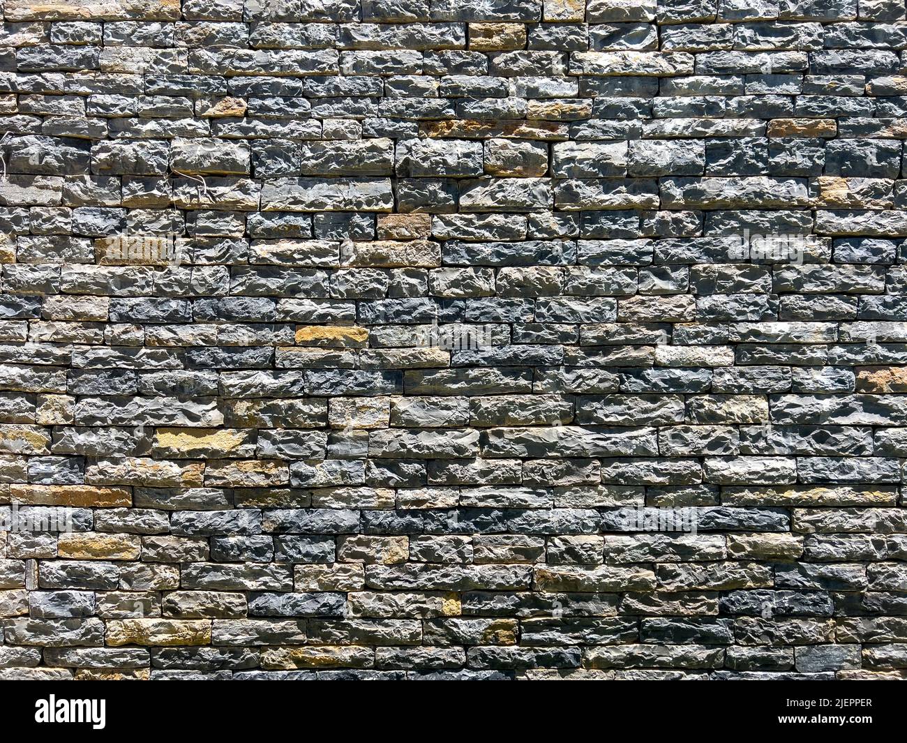 Grey Rough Stone wall texture. Part of old rocky hand crafted ...