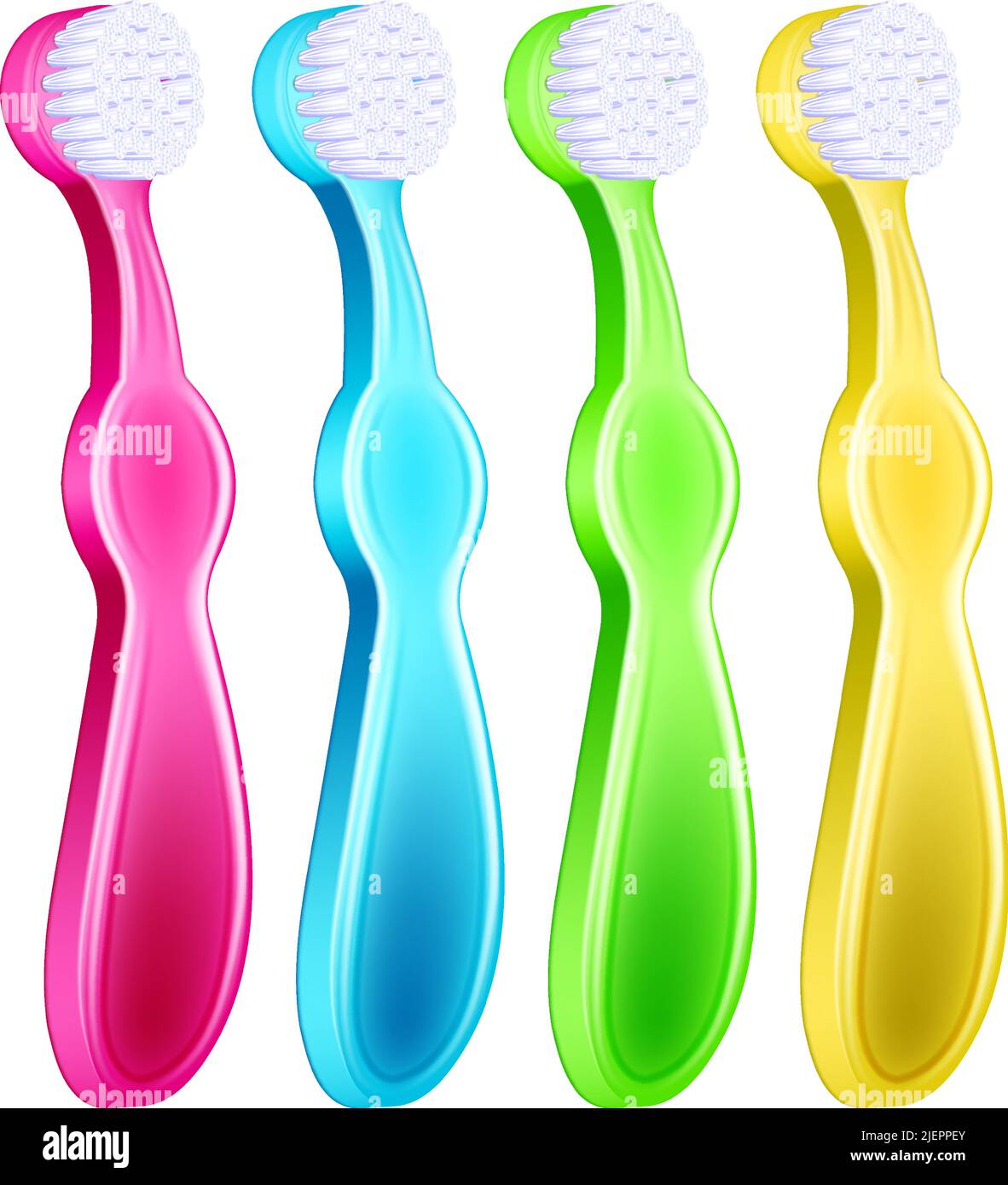 kid toothbrush realistic vector Stock Vector Image & Art - Alamy