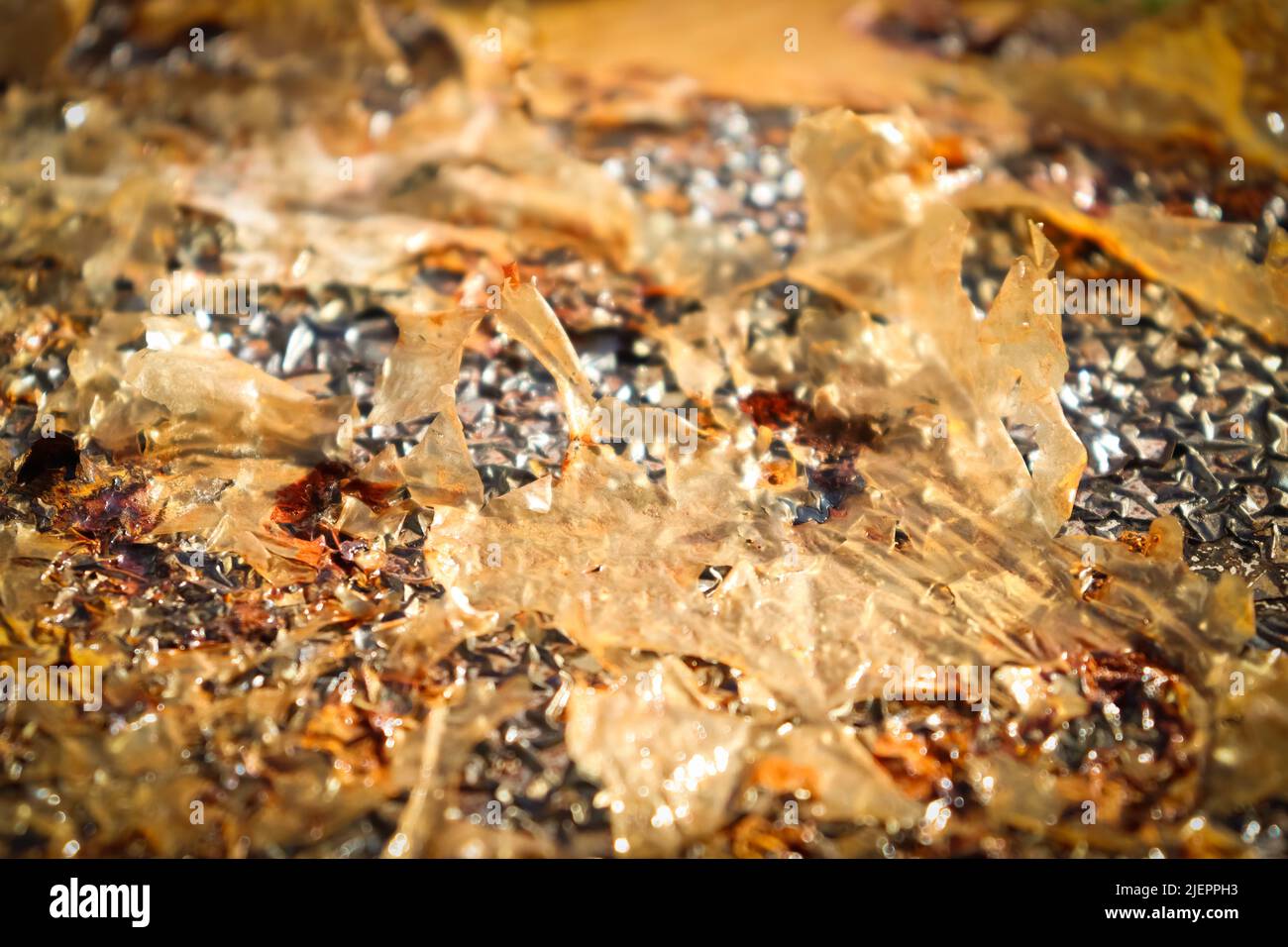 The object has been corroded by chemical and danger Stock Photo - Alamy