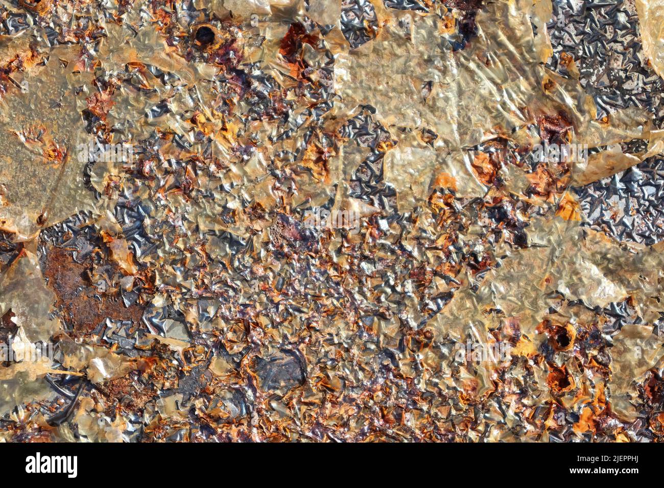 The object has been corroded by chemical and danger Stock Photo - Alamy