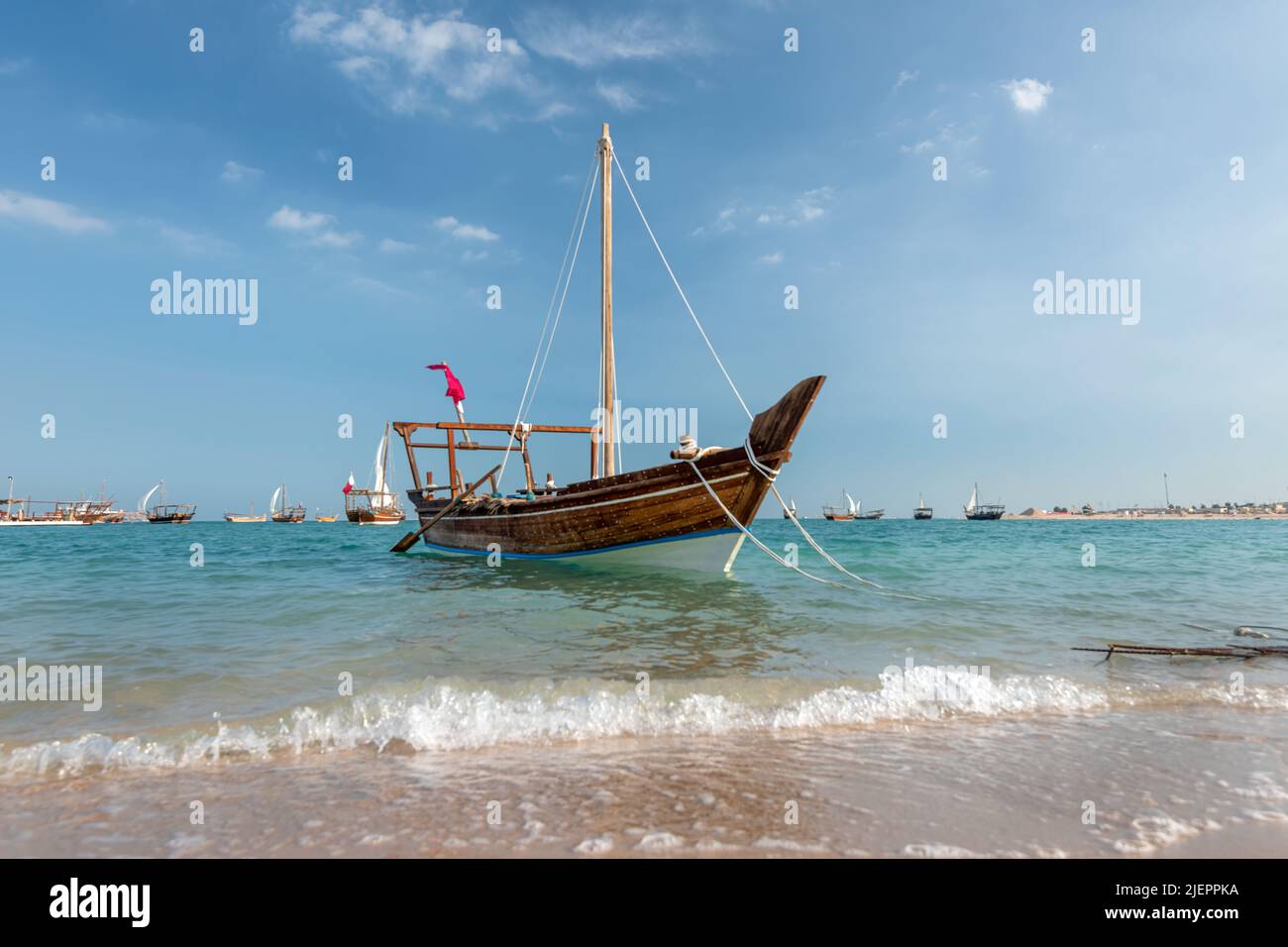 Dhow - A traditional Arabic wooden Boat used for fishing, Pearl diving ...