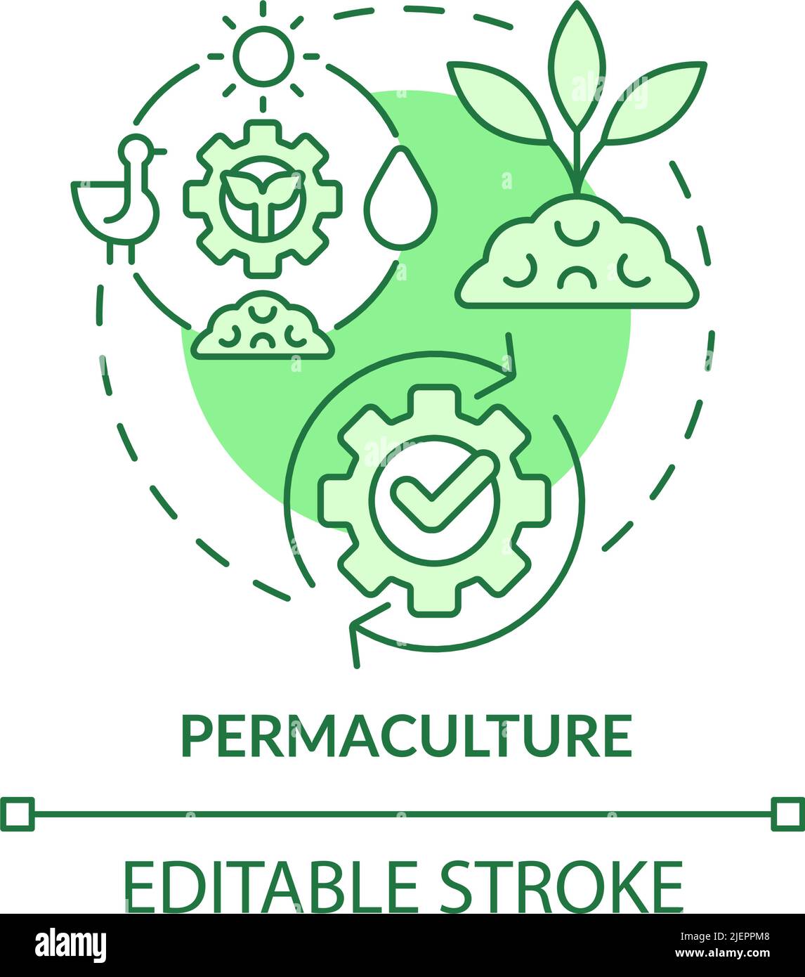 Permaculture Stock Vector Images - Alamy
