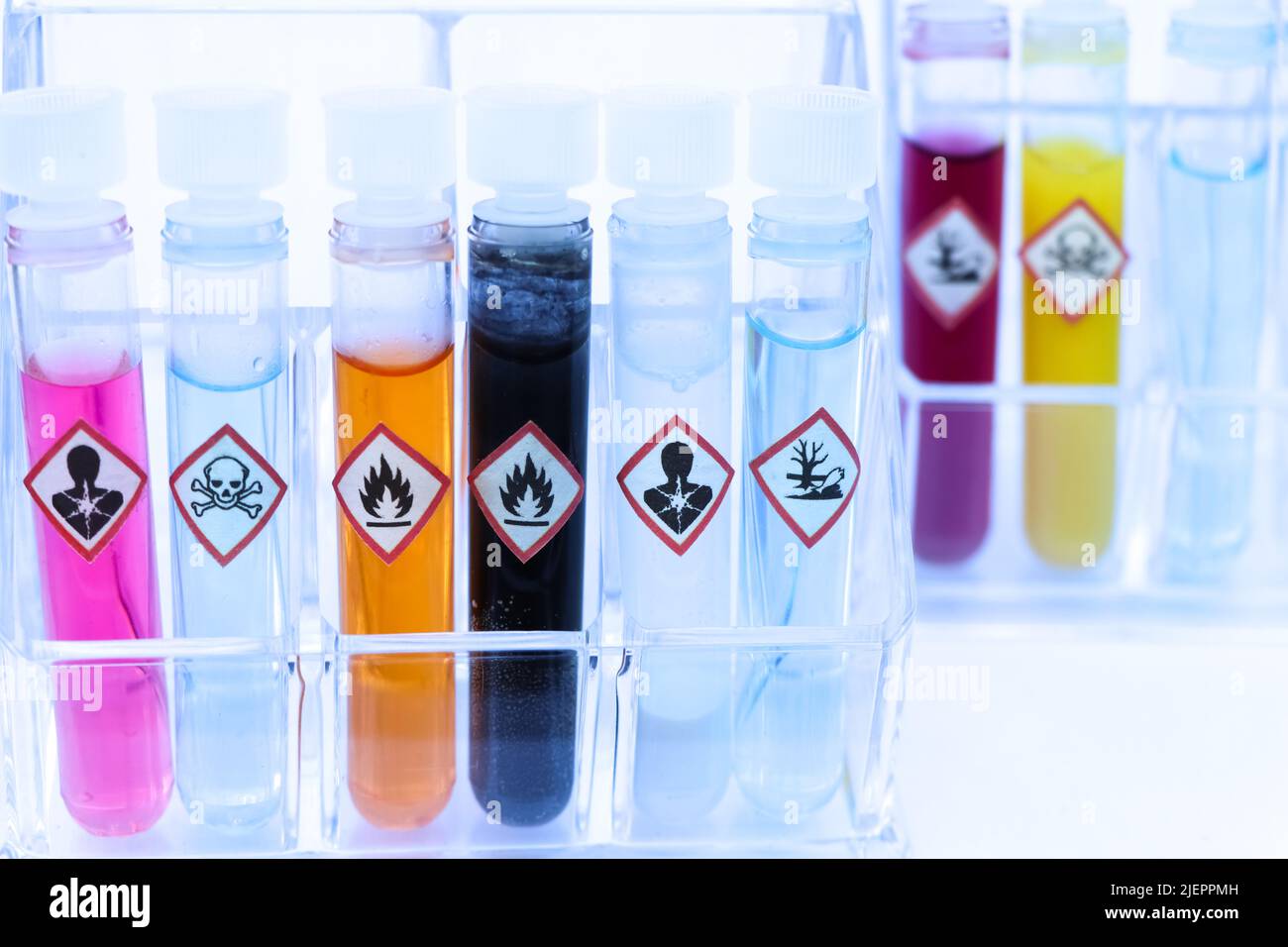Hazard symbols chemicals hi-res stock photography and images - Alamy