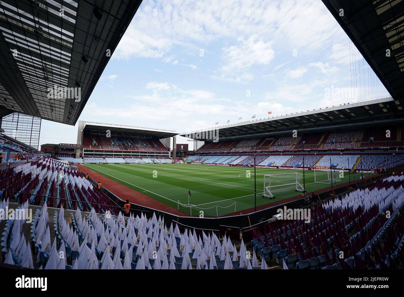 File photo dated 15-05-2022 of a view of Villa Park, Birmingham. Aston ...