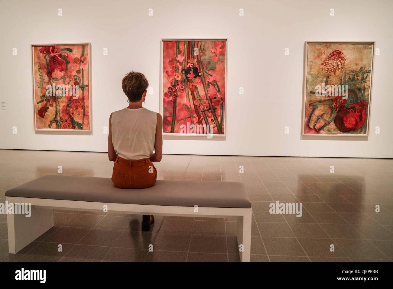 London UK 28 June 2022 Gallagher, Ellen Watery Ecstatic.science fiction ...