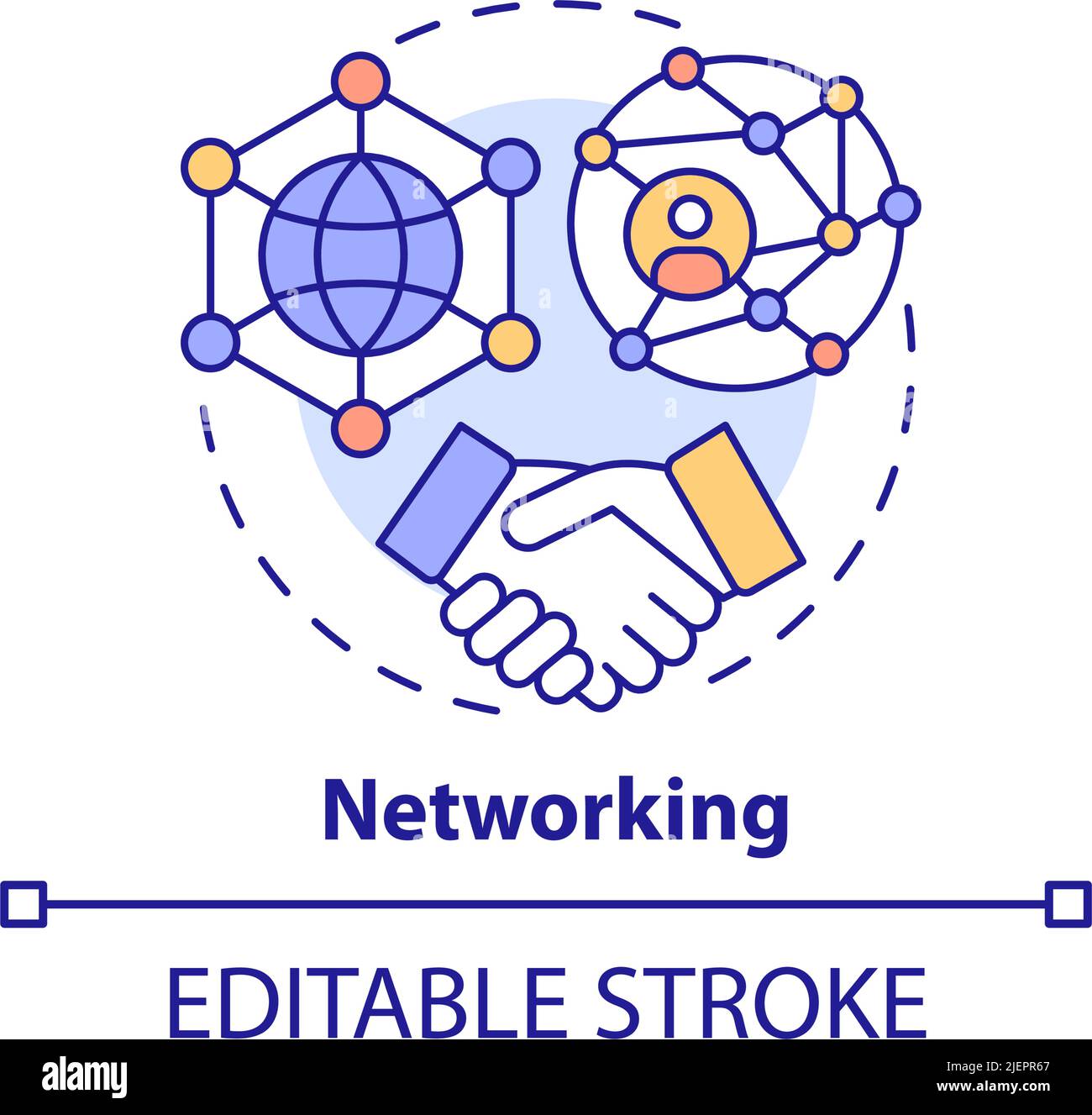 Networking concept icon Stock Vector Image & Art - Alamy
