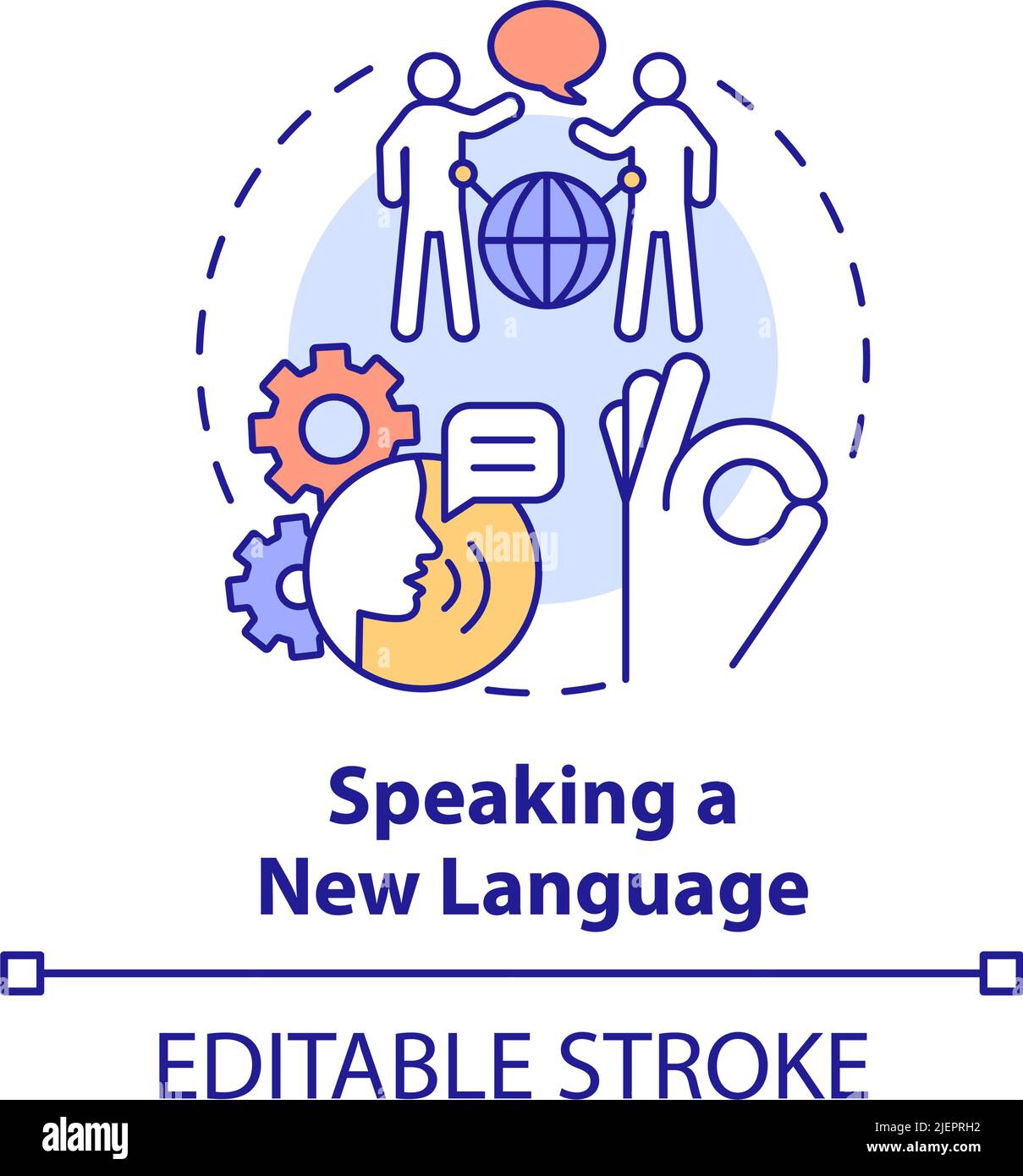 Spanish speaking Stock Vector Images - Alamy