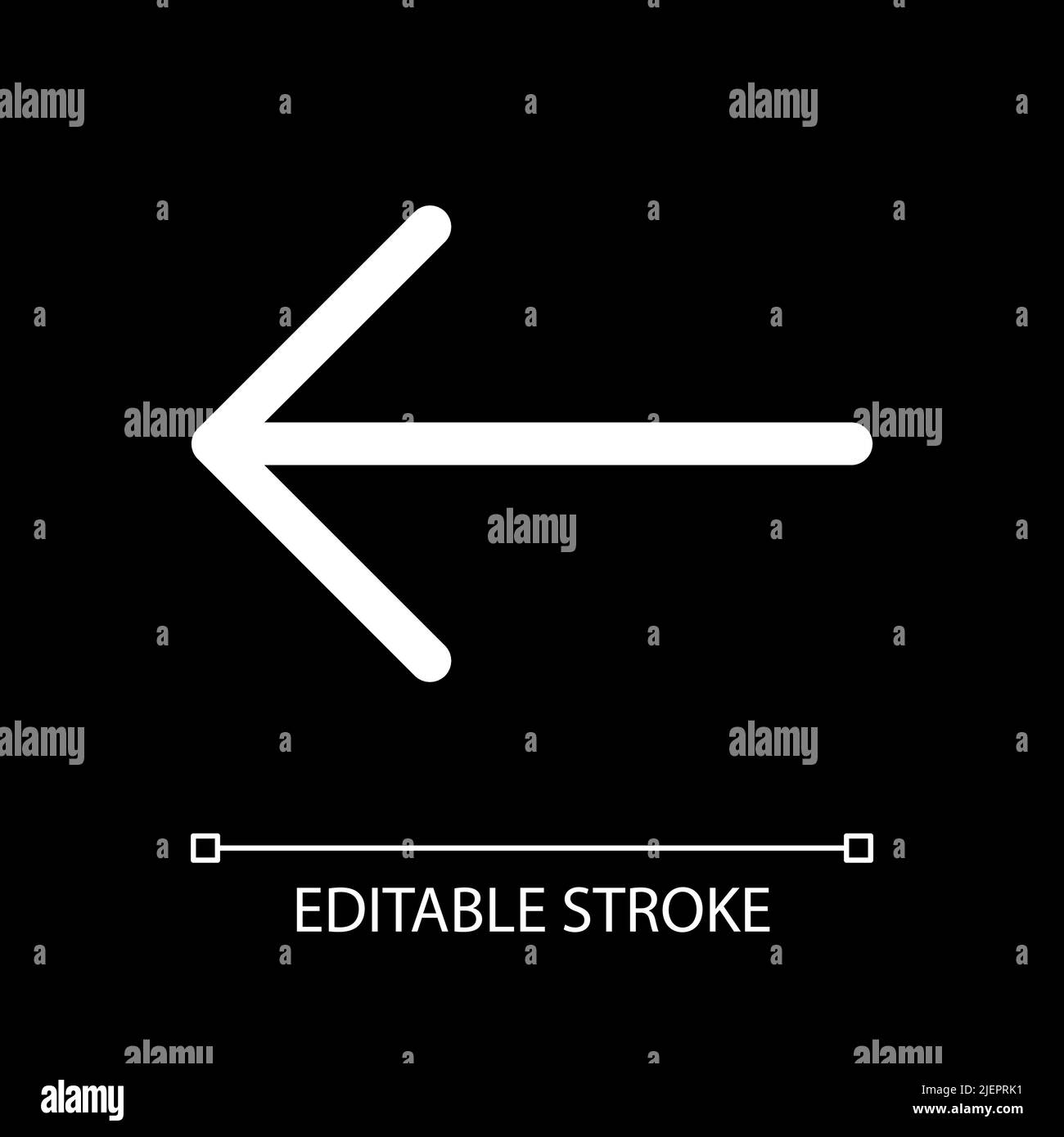 Previous file white linear ui icon for dark theme Stock Vector Image & Art - Alamy