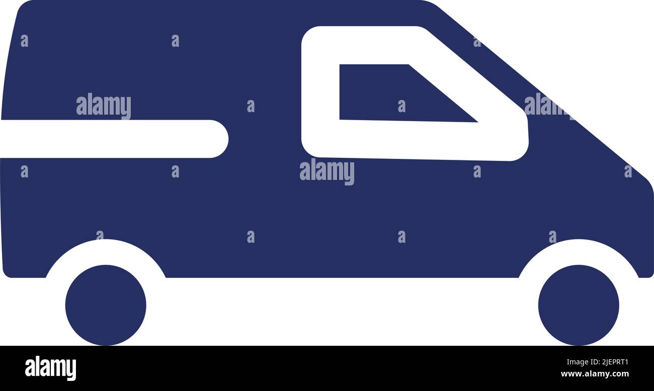 Black delivery van Cut Out Stock Images & Pictures - Alamy