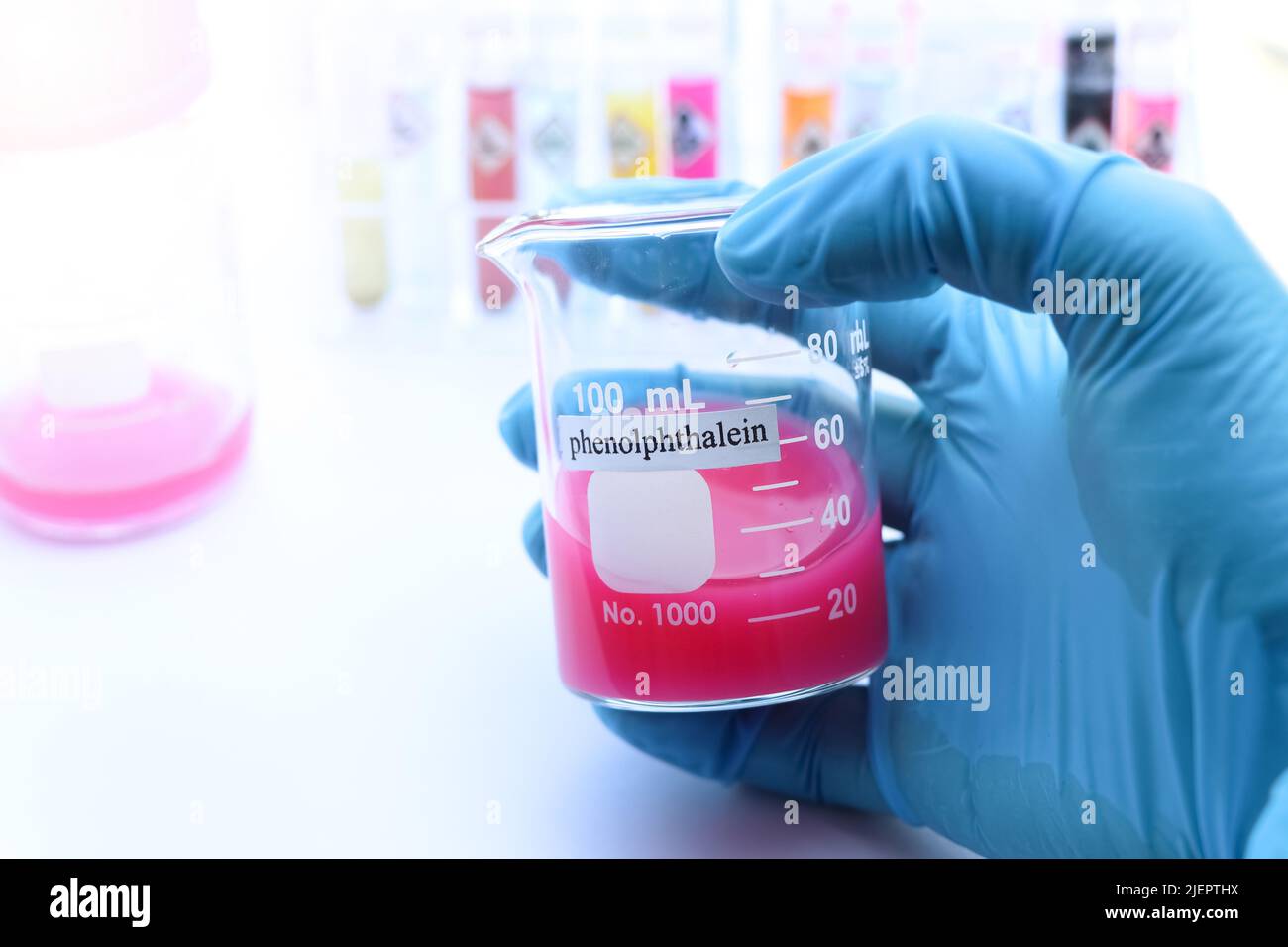 Bottle phenolphthalein indicator solution hi-res stock photography and ...