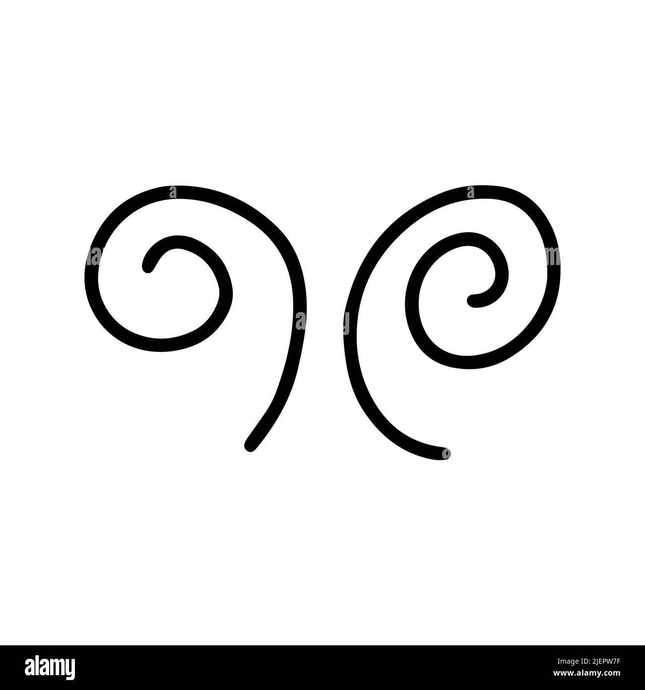 Swish swirl pattern design Stock Vector Images - Alamy