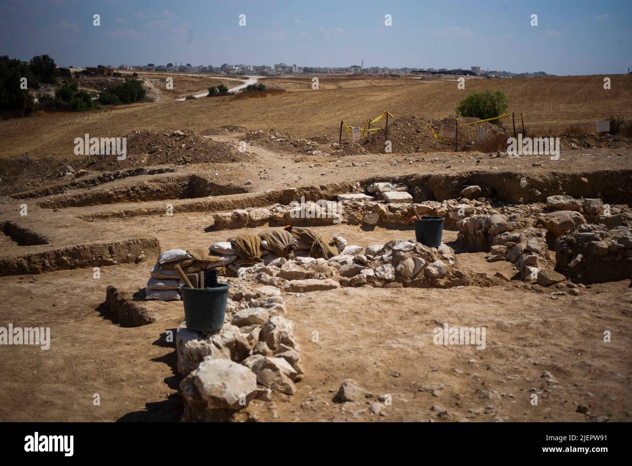 Rahat, Israel. 28th June, 2022. A general view of the site of an ...