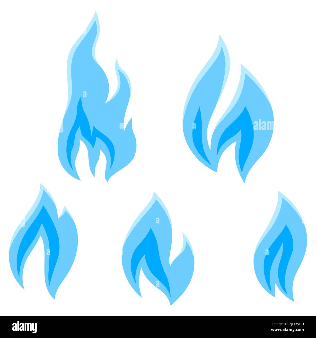 Fiery flame gas burner Stock Vector Images - Alamy