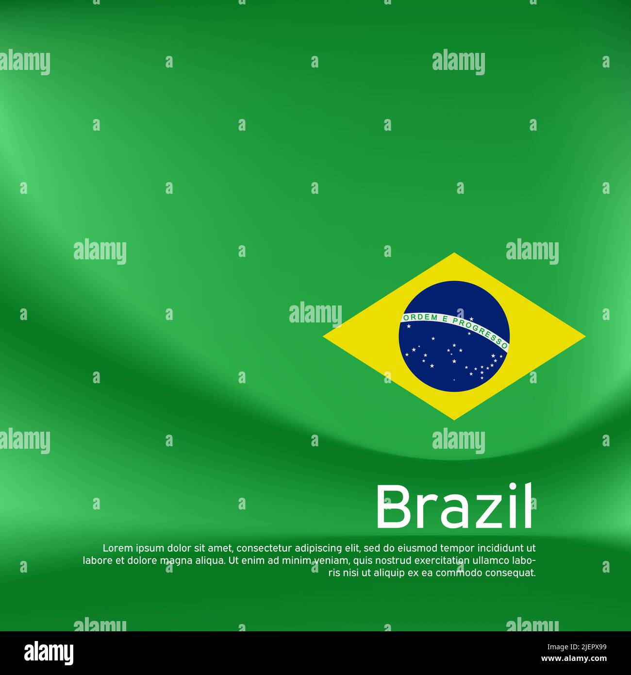 Brazil flag background. Blurred pattern in the colors of the brazilian ...