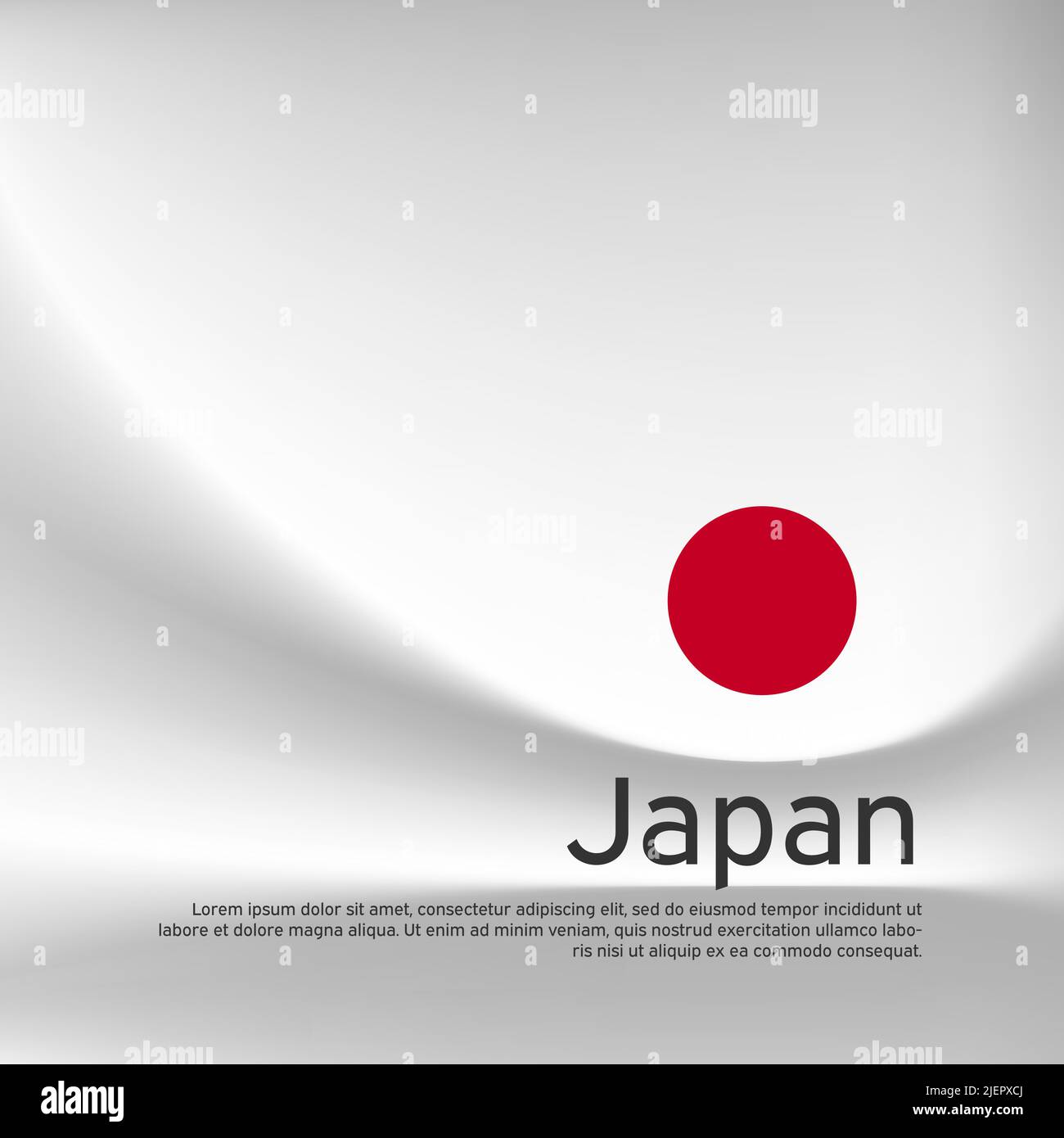 Japan flag background. Blurred pattern in the colors of the japanese ...