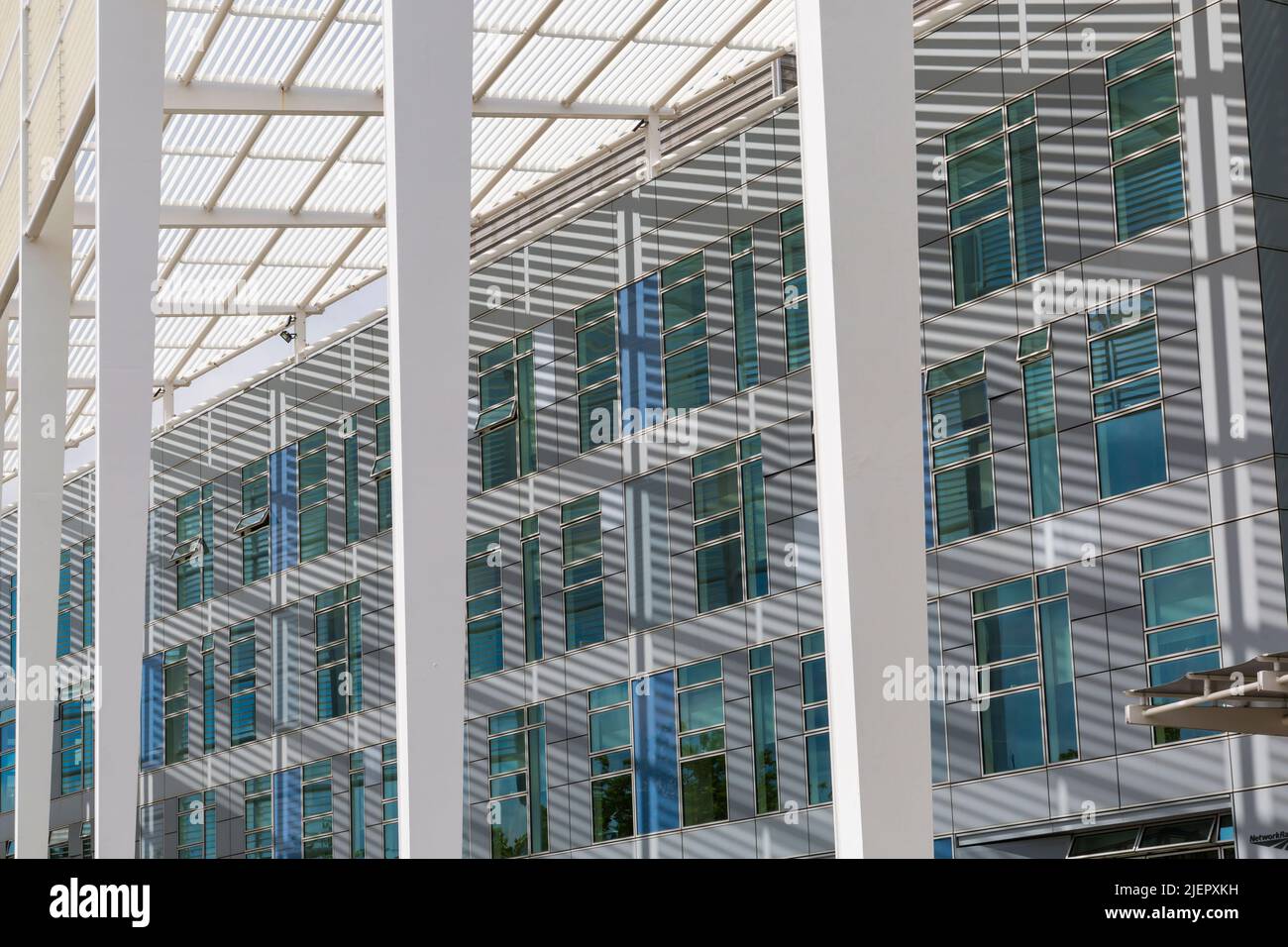 The Quadrant building at Milton Keynes, Buckinghamshire, UK in June ...
