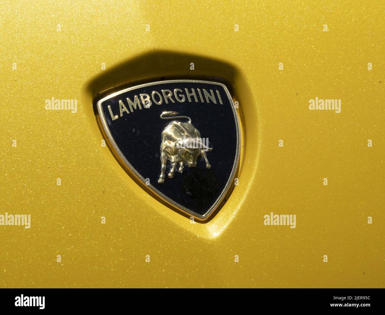 GRASSE, FRANCE - JUNE 25 2022 - The lamborghini bull run of Bull Days ...