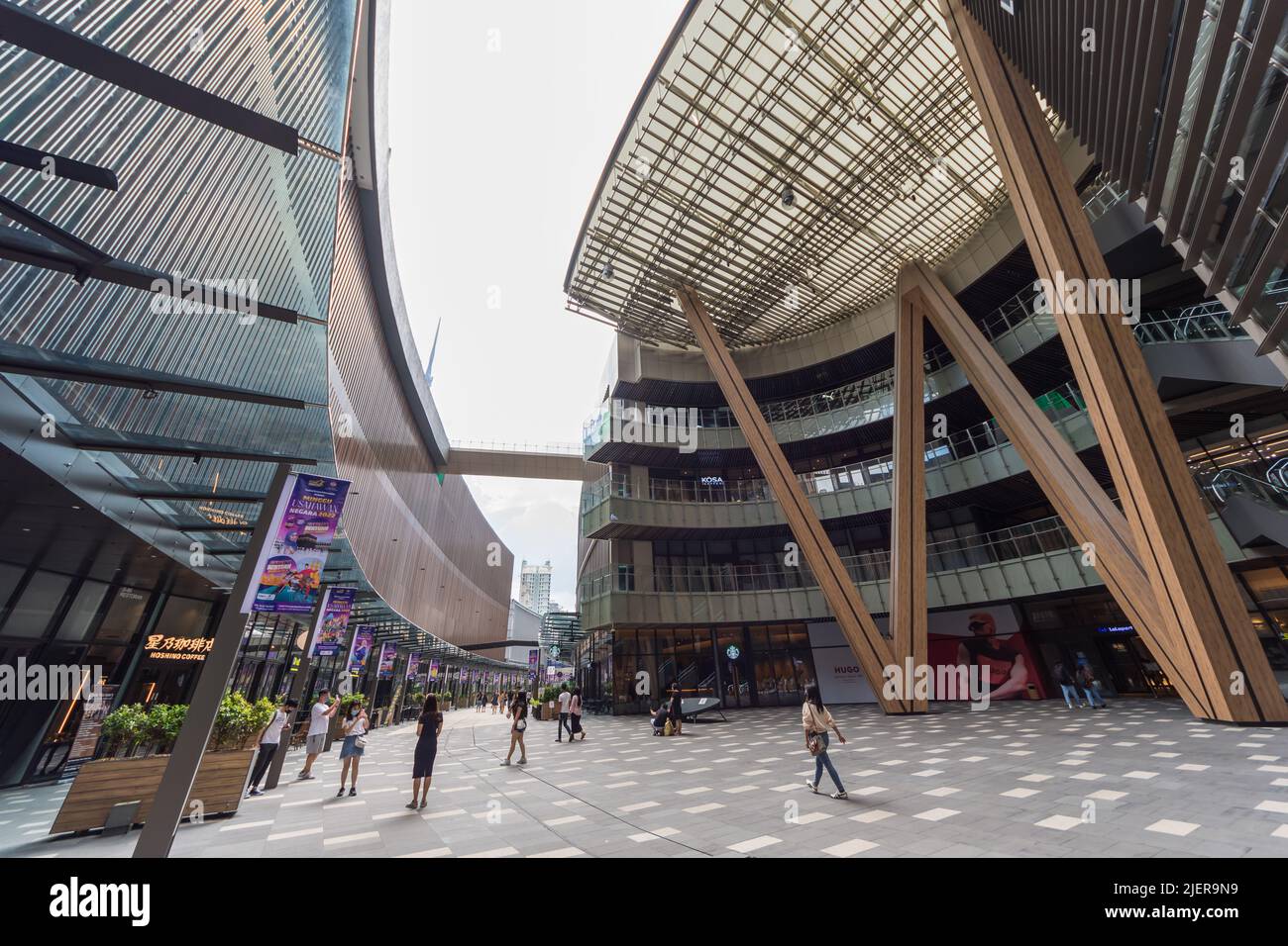 Kuala Lumpur,Malaysia - June 19,2022 :Exterior view of the LaLaport ...