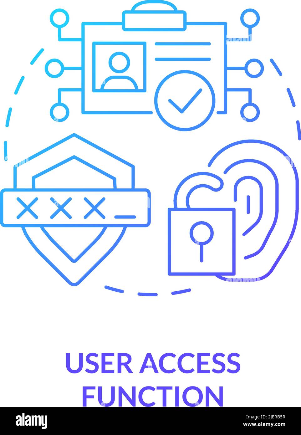 User access function blue gradient concept icon Stock Vector Image ... User access function blue gradient concept icon Stock Vector Image ...