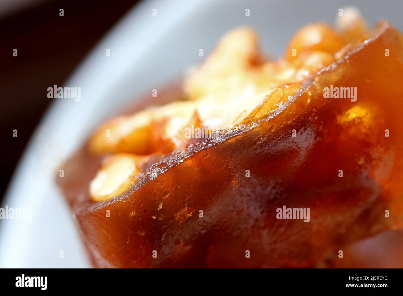 Dried fruit pulp with walnuts Stock Photo - Alamy