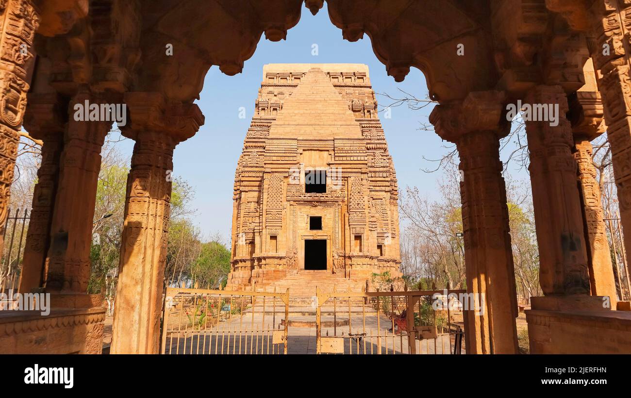 Rear View of Teli Ka Mandir and Main Entrance of Temple Campus, Gwalior ...