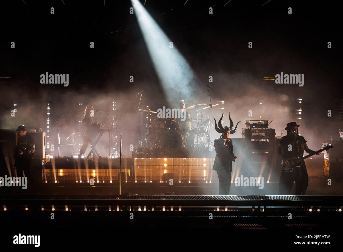 Copenhagen, Denmark, 21st, June 2022. The British rock band Skunk ...