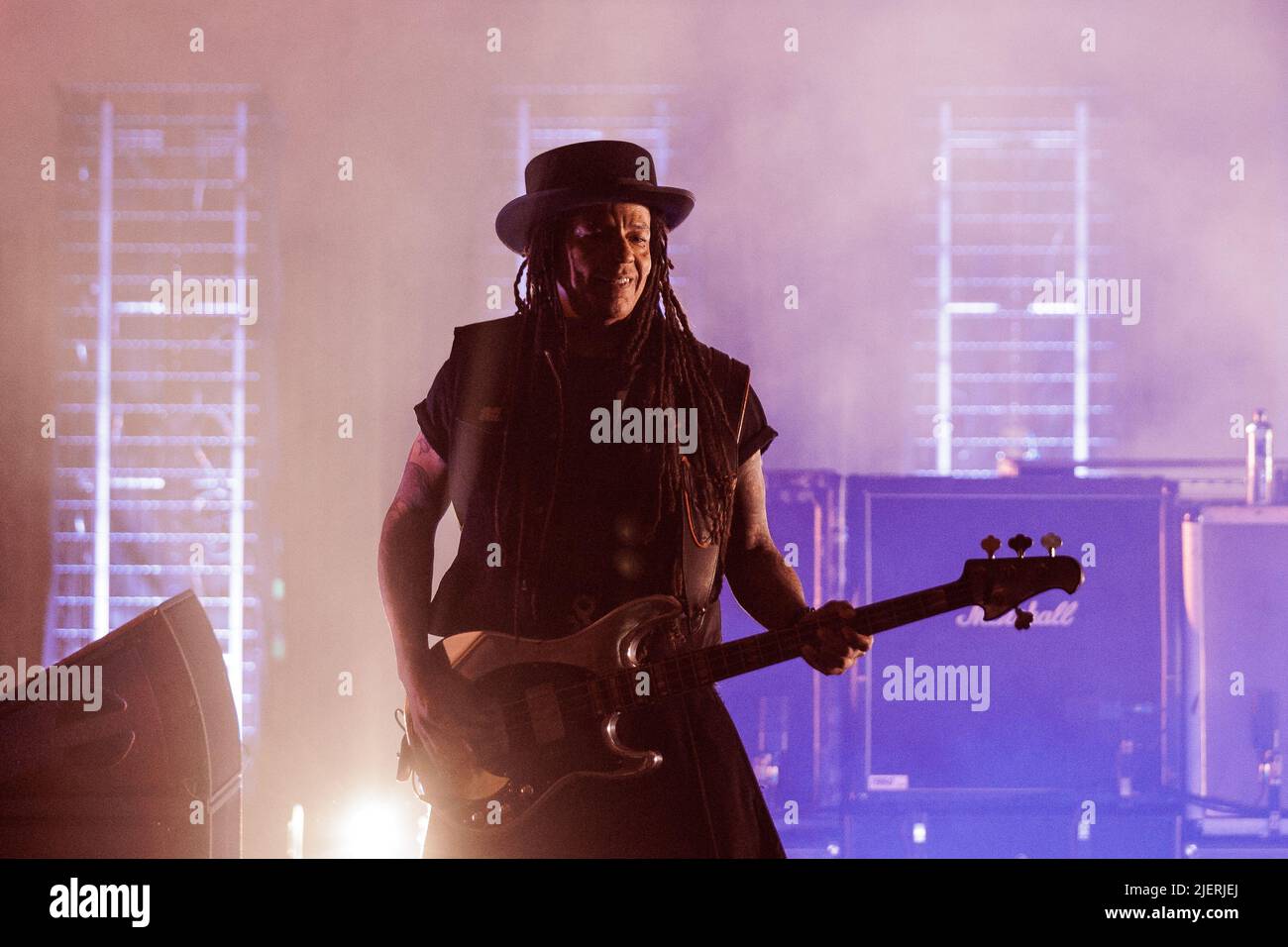 Copenhagen, Denmark, 21st, June 2022. The British rock band Skunk ...