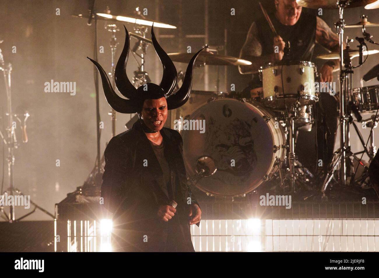 Copenhagen, Denmark, 21st, June 2022. The British rock band Skunk ...