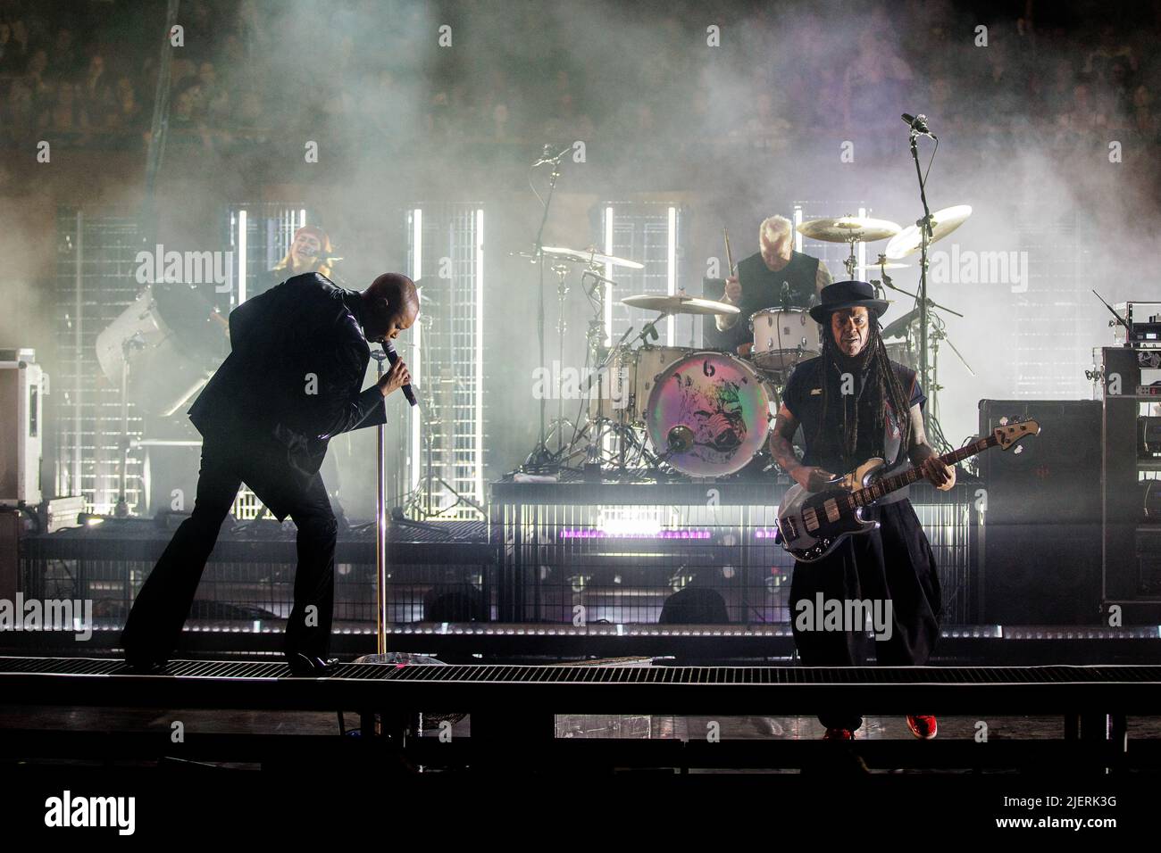 Copenhagen, Denmark, 21st, June 2022. The British rock band Skunk ...