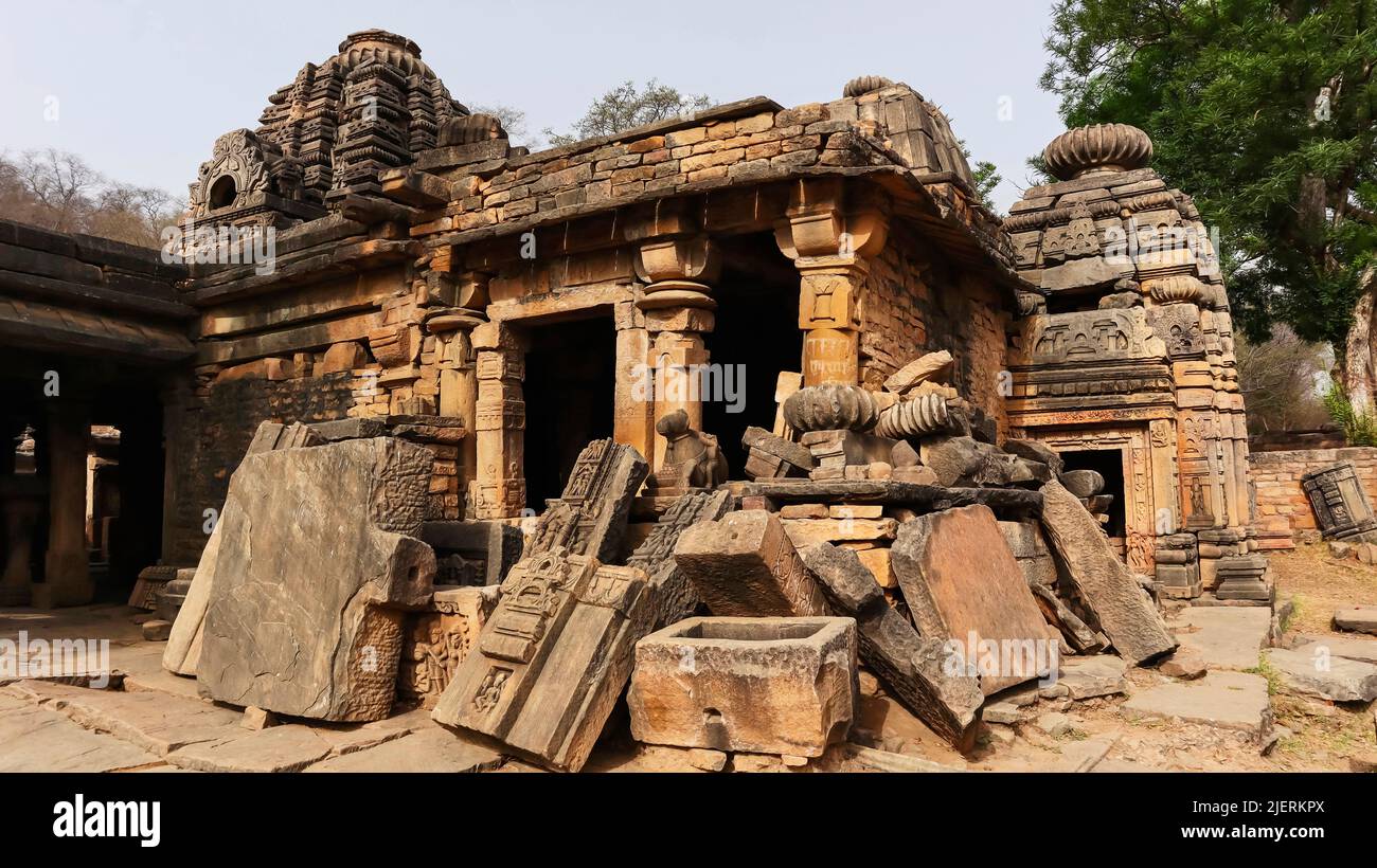 Fallen and ruined Temples at Bateshwara Group of Temples, Morena ...