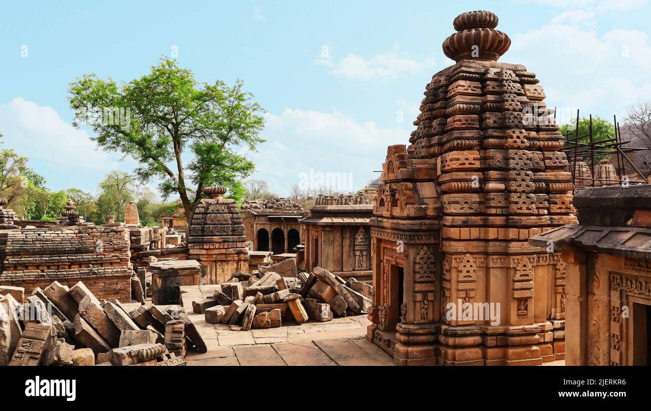 Fallen and ruined Temples at Bateshwara Group of Temples, Morena ...