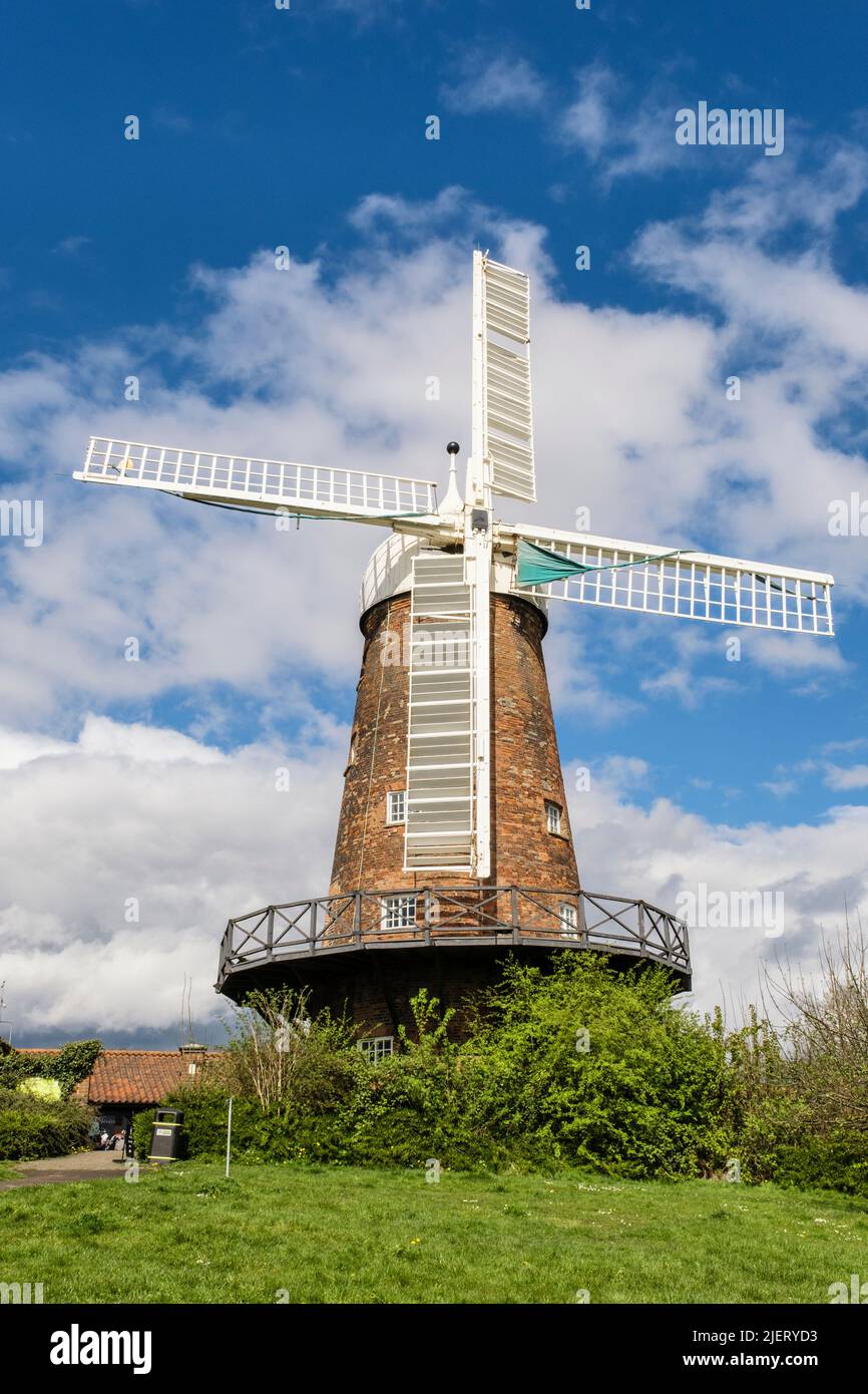 Green's Mill windmill. Nottingham, Nottinghamshire, England, UK ...