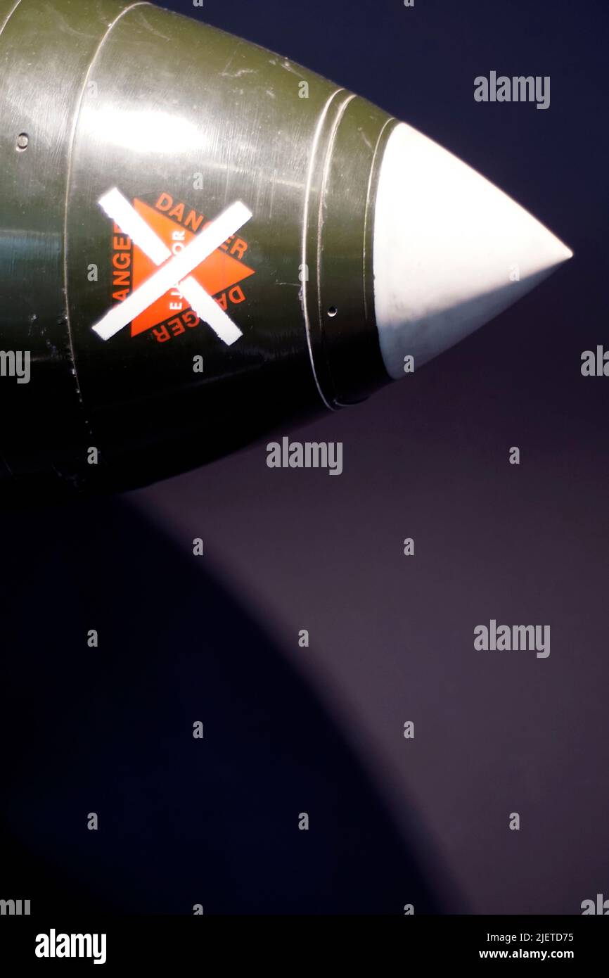 Nuclear bomb warning hi-res stock photography and images - Alamy