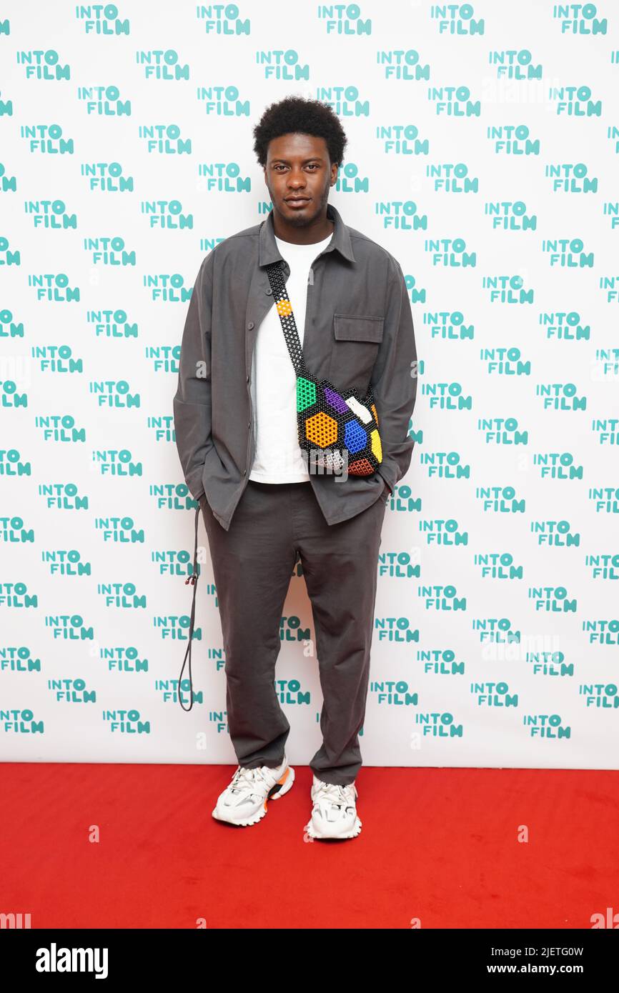 Samuel Adewunmi arrives at the Into Film Awards at the Odeon Luxe in ...