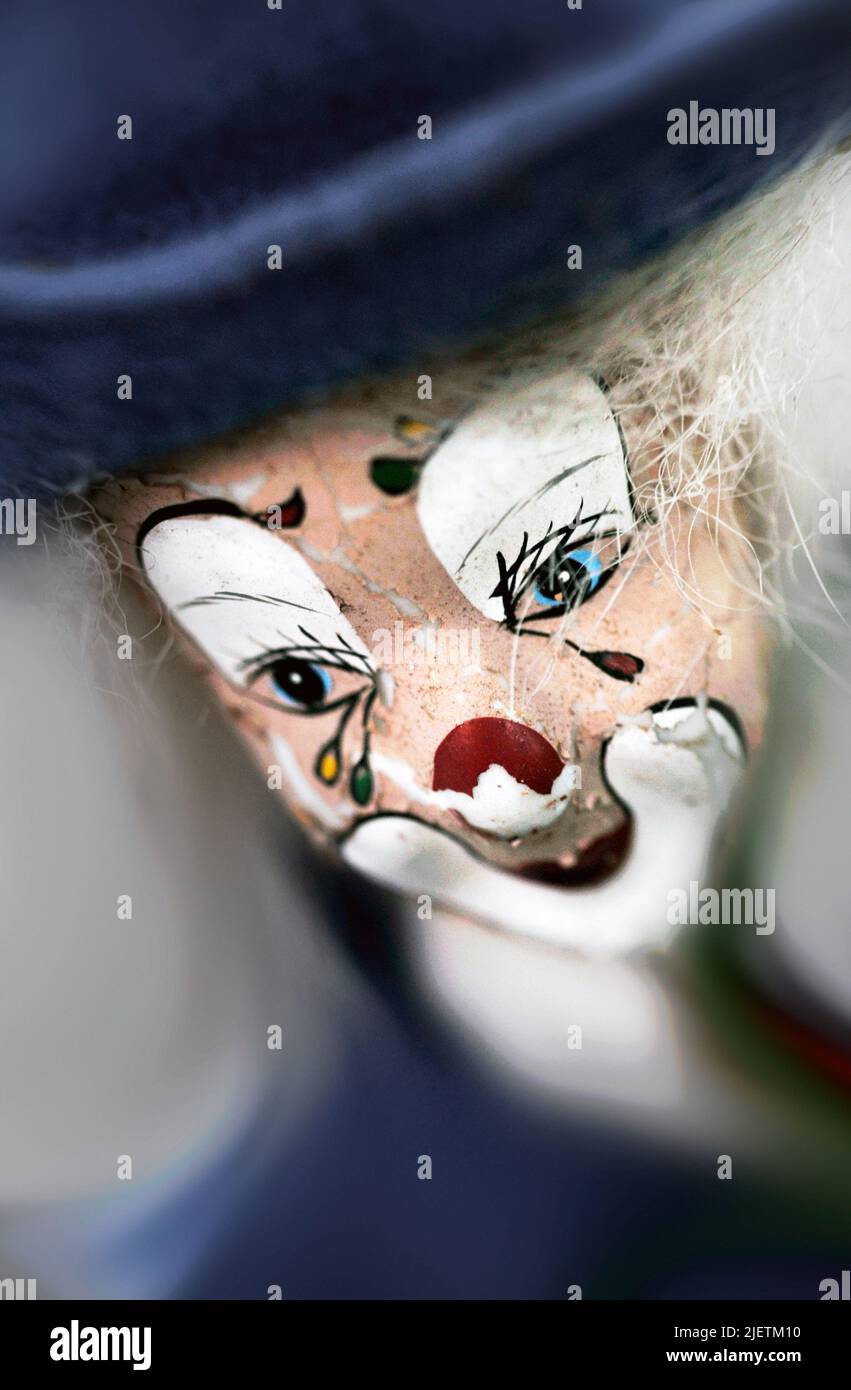 Doll sad clown hi-res stock photography and images - Alamy