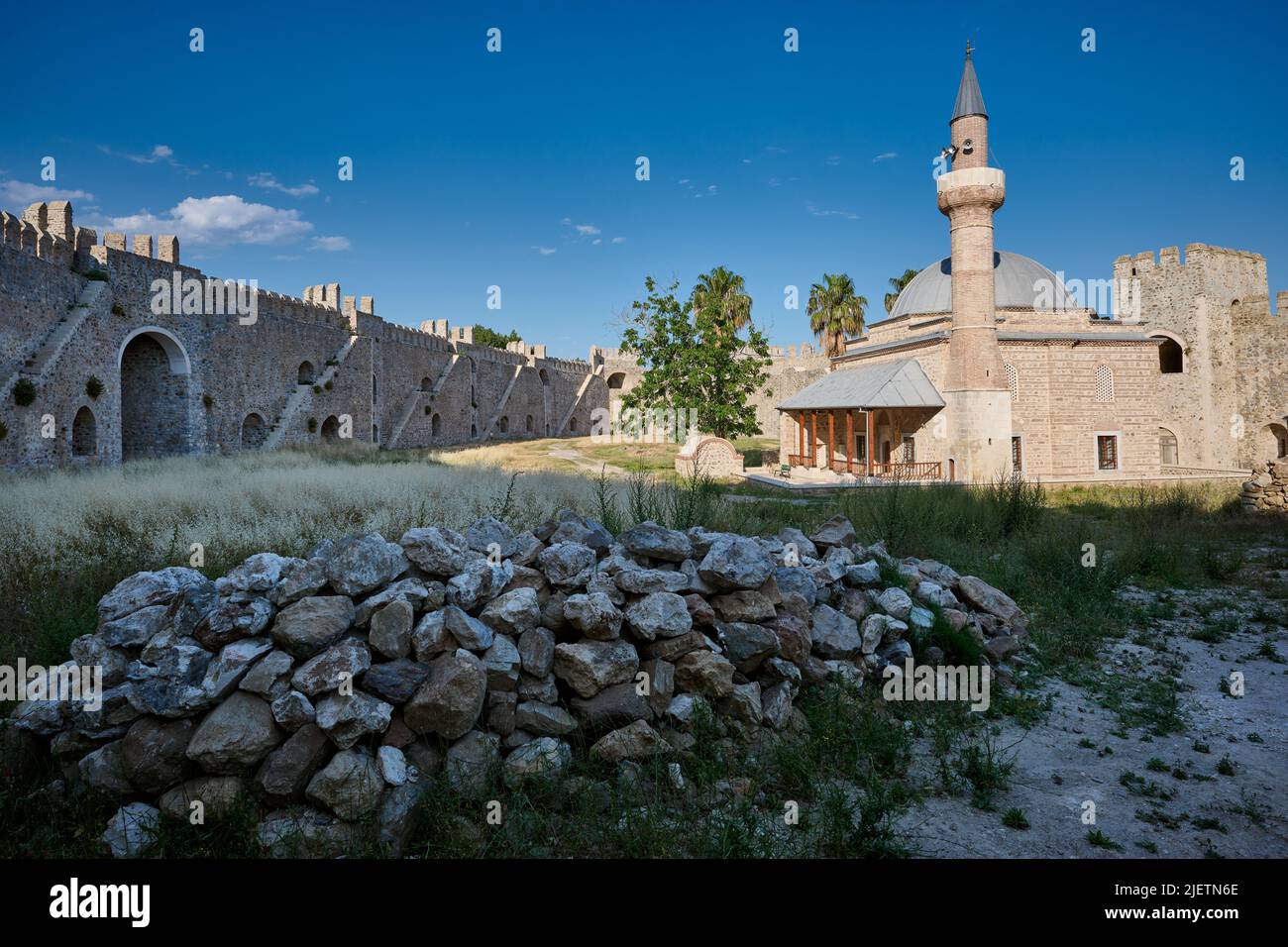 Mamure Castle medieval castle, Anamur, Turkey Stock Photo - Alamy