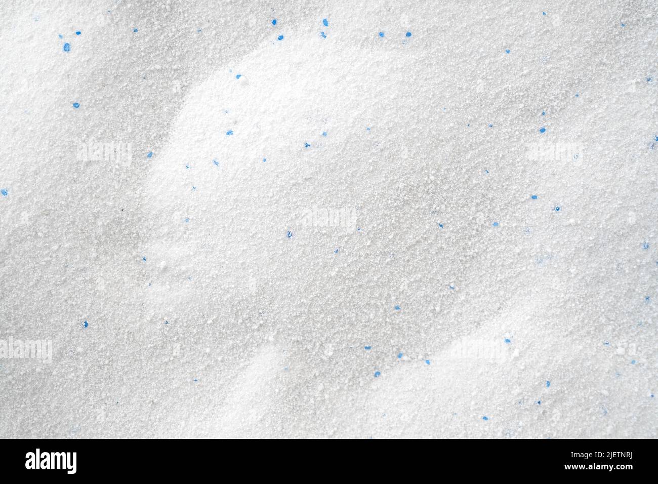 Сrumbly white washing powder as texture or background, top view Stock ...