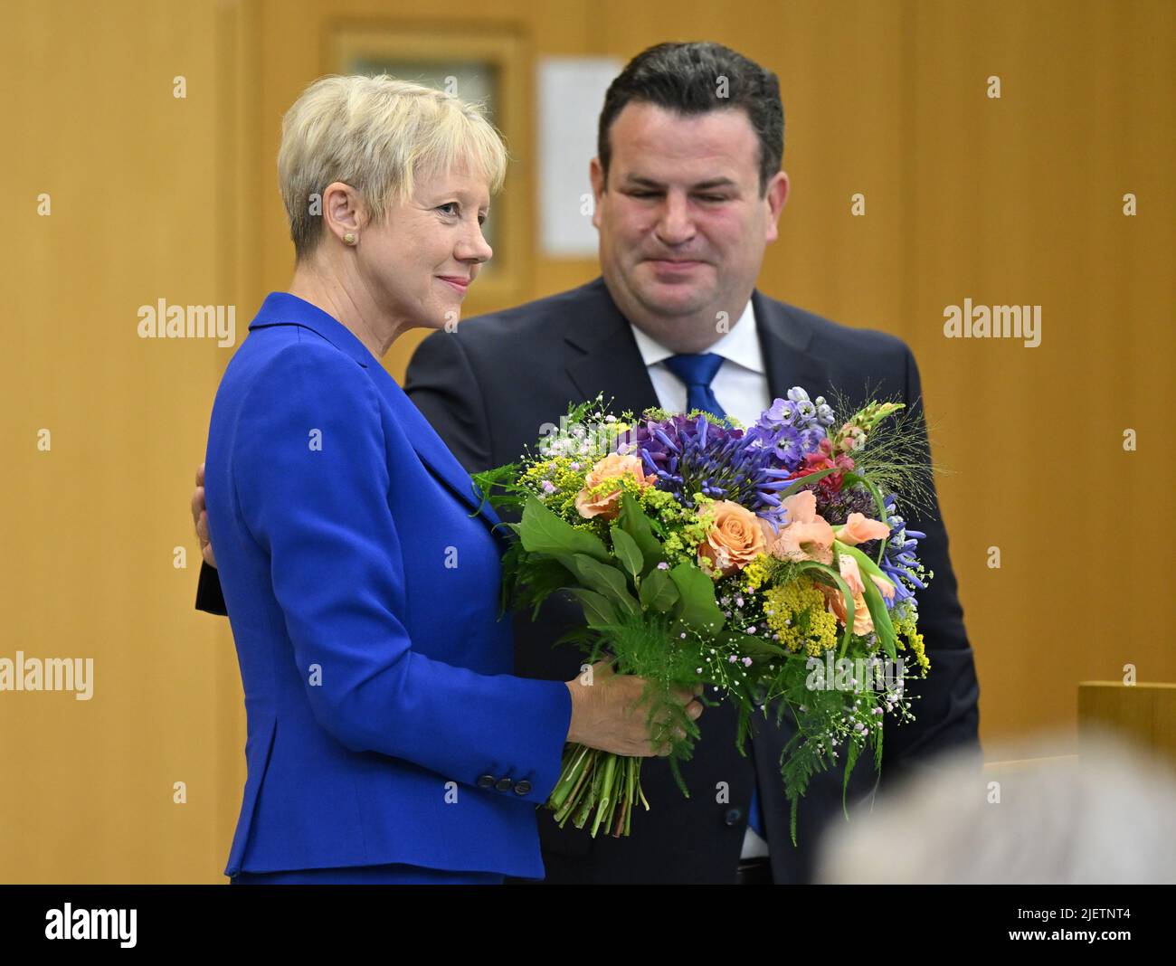 Erfurt, Germany. 28th June, 2022. Inken Gallner, new President of the ...