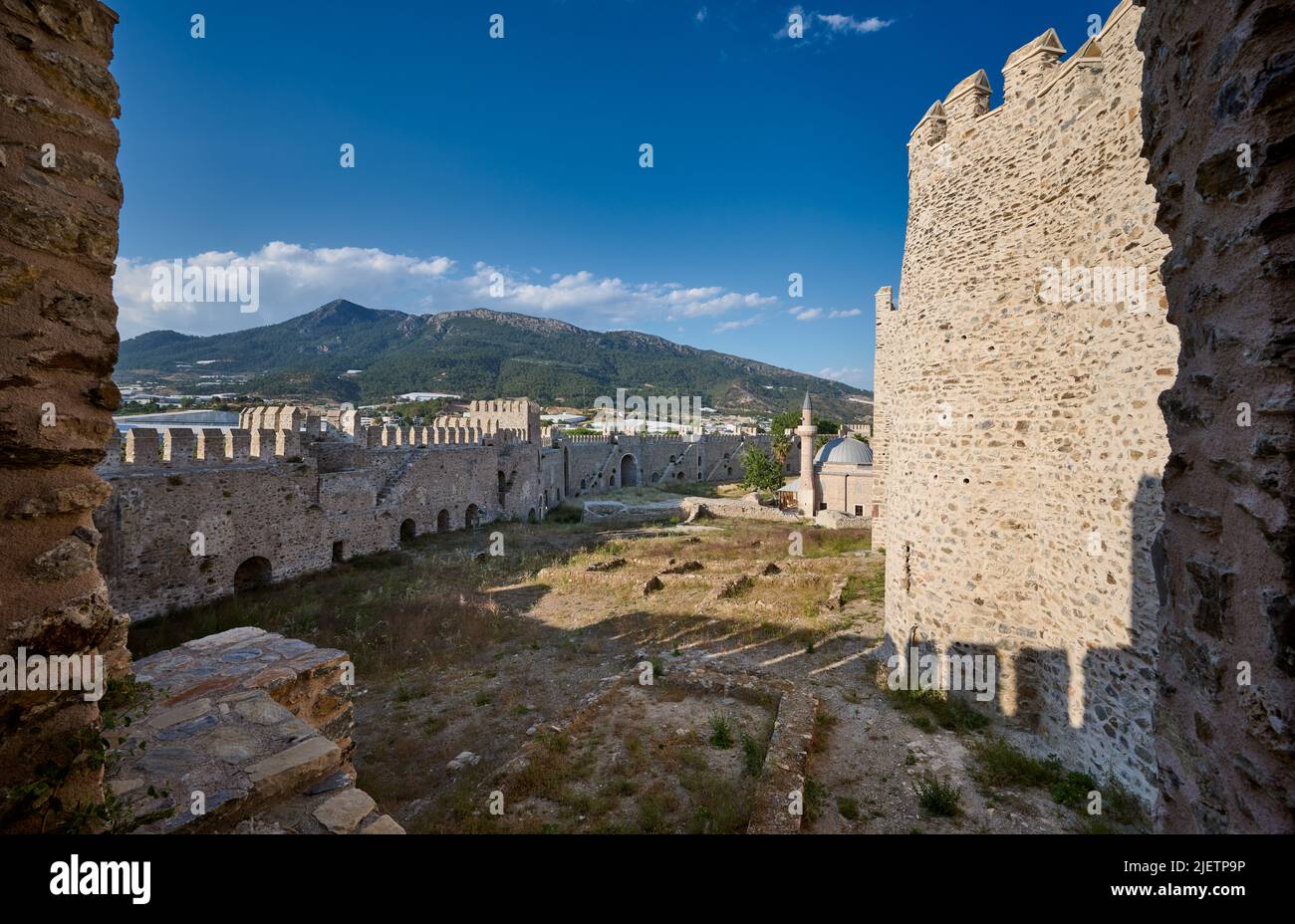 Mamure Castle medieval castle, Anamur, Turkey Stock Photo - Alamy