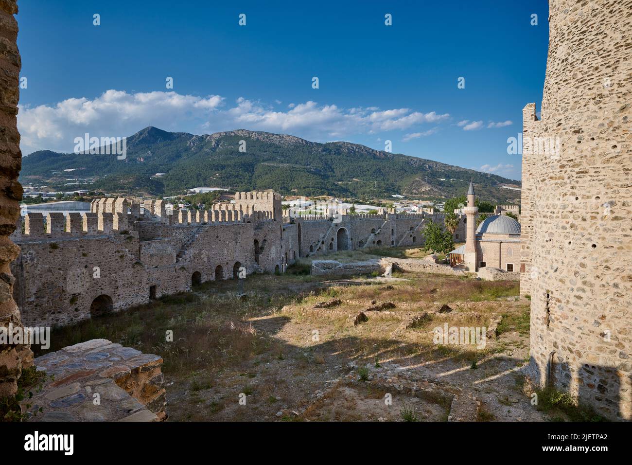 Mamure Castle medieval castle, Anamur, Turkey Stock Photo - Alamy