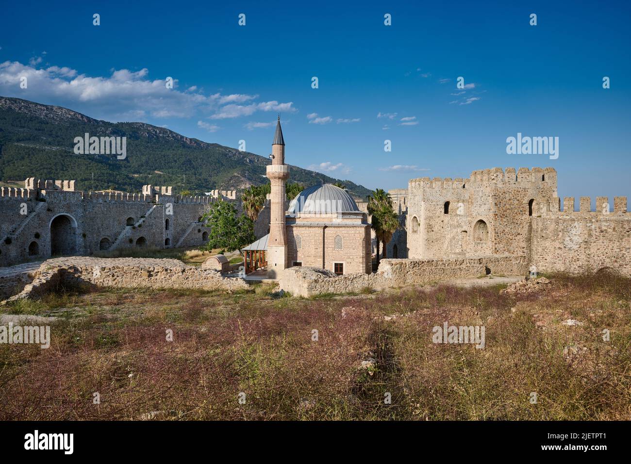 Mamure Castle medieval castle, Anamur, Turkey Stock Photo - Alamy