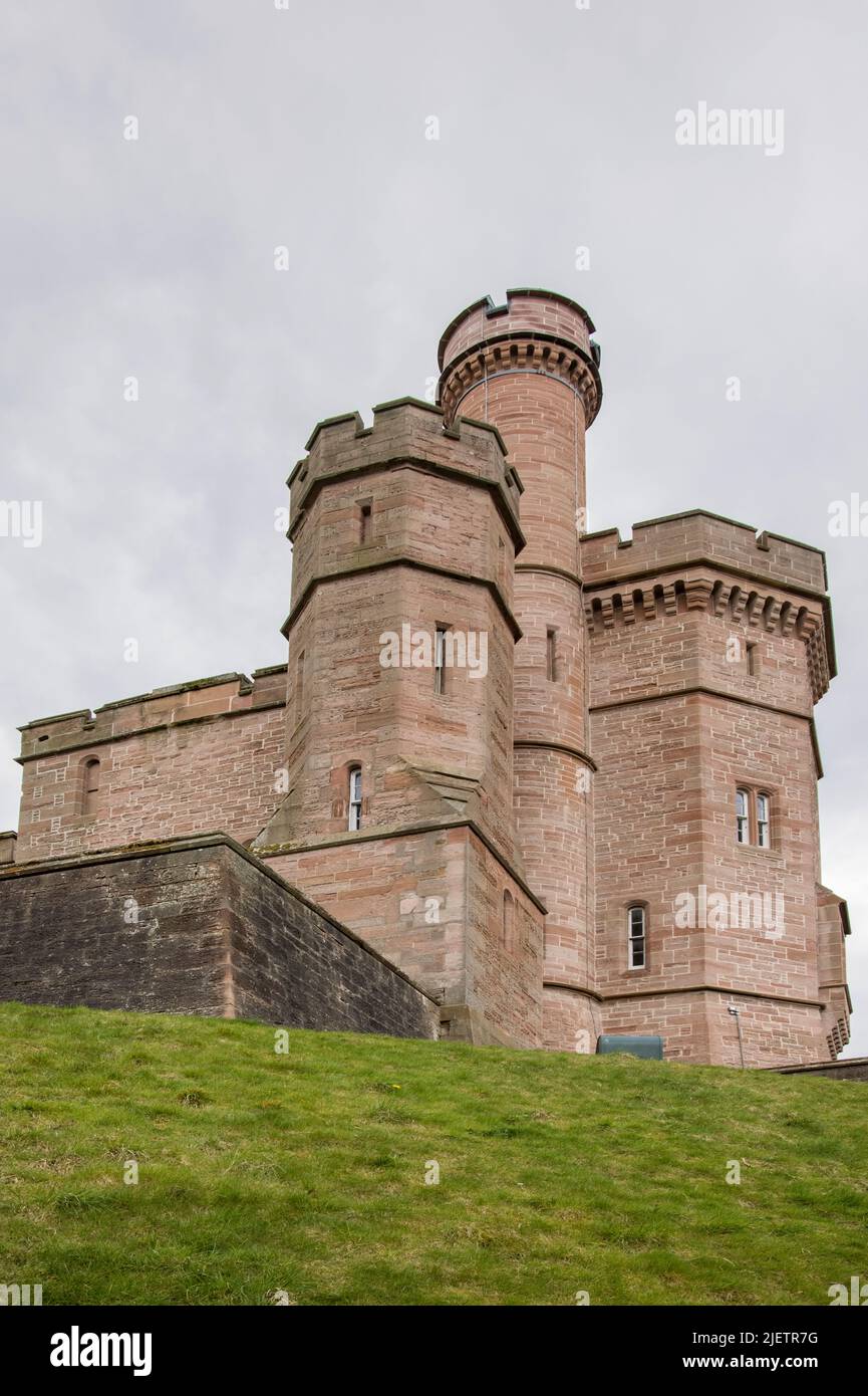 the sandstone castle at inverness scotland Stock Photo - Alamy