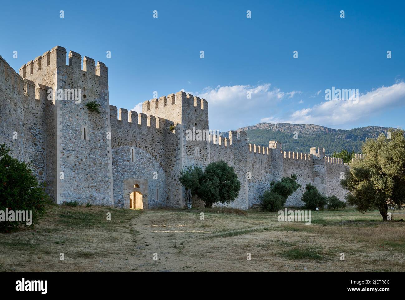 Mamure Castle medieval castle, Anamur, Turkey Stock Photo - Alamy