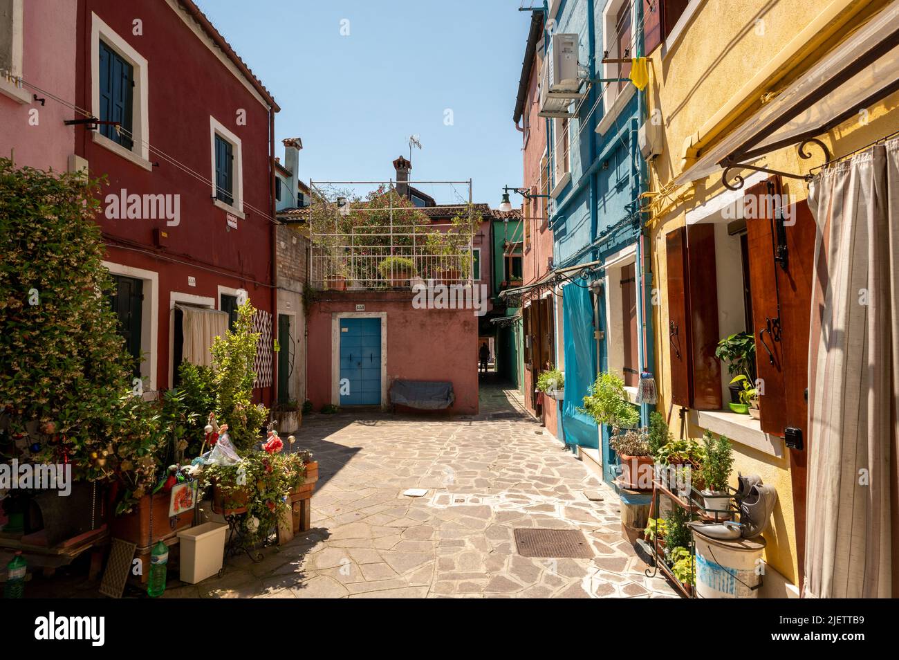 Colorful Burano Island in Veneza, Italy Stock Photo - Alamy