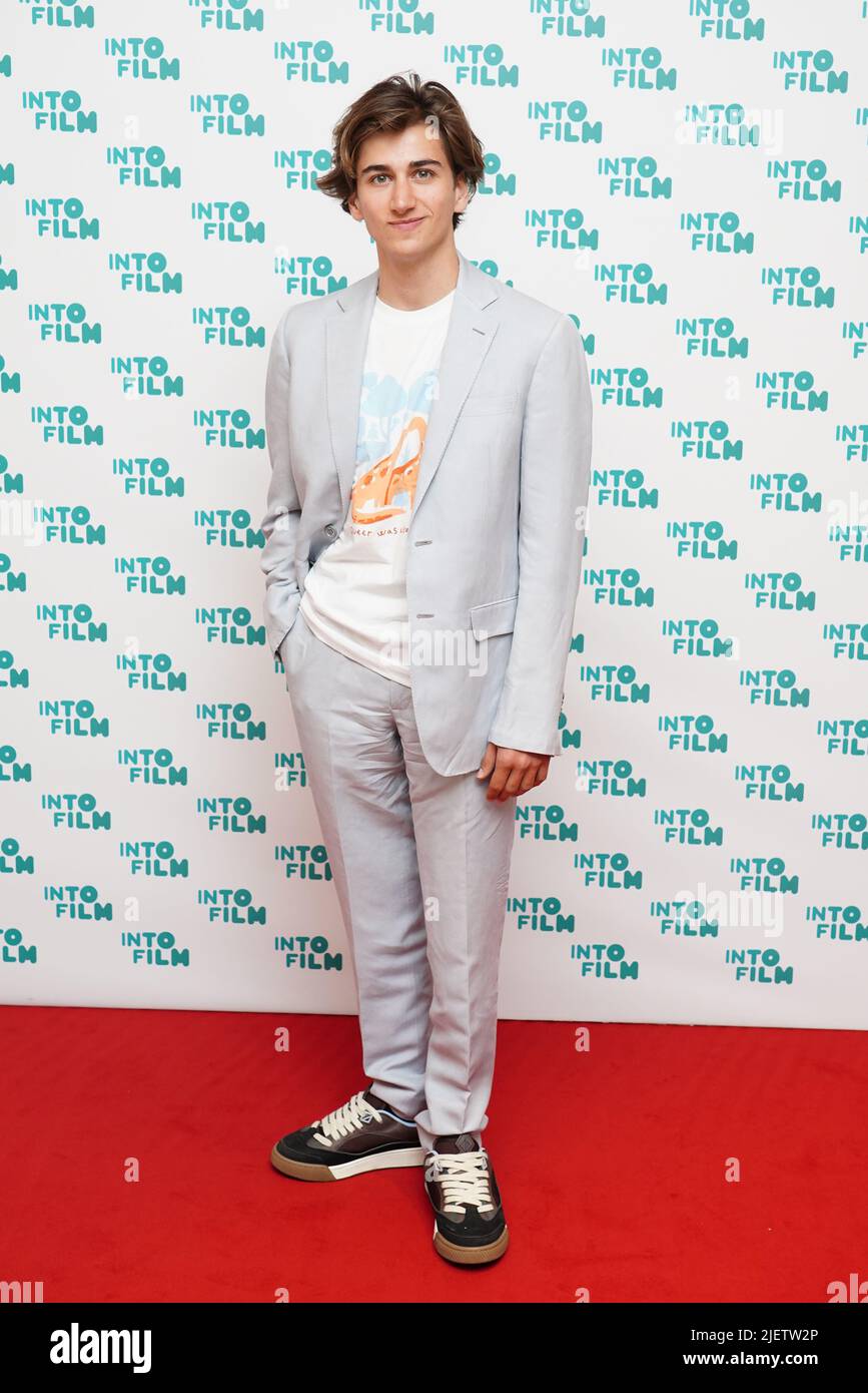 Sebastian Croft arrives at the Into Film Awards at the Odeon Luxe in ...