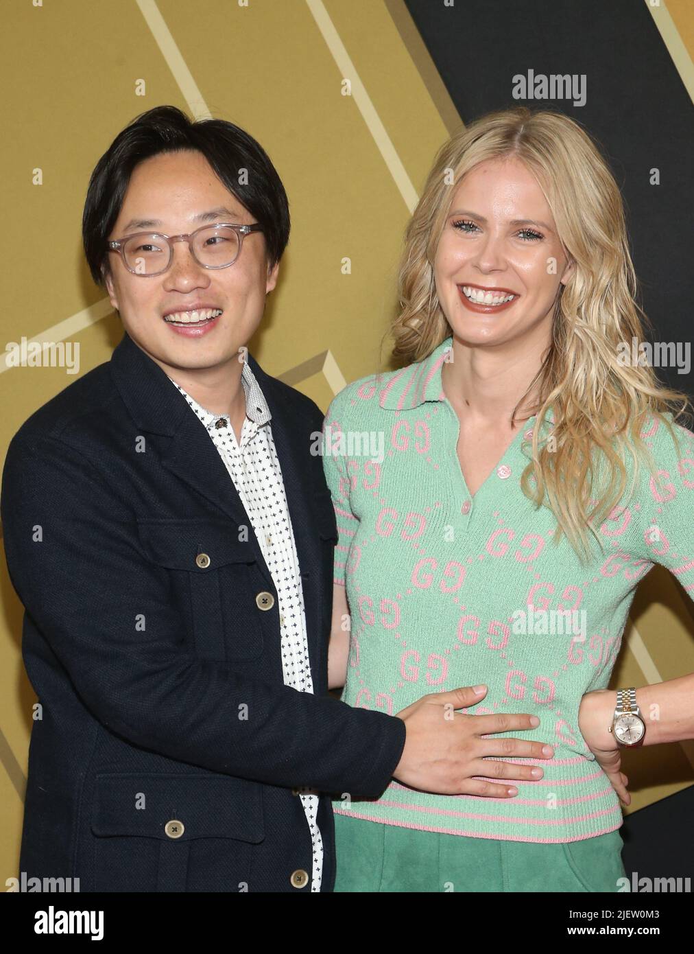 Los Angeles, Ca. 27th June, 2022. Jimmy O. Yang, Bri Kimmel at the ...