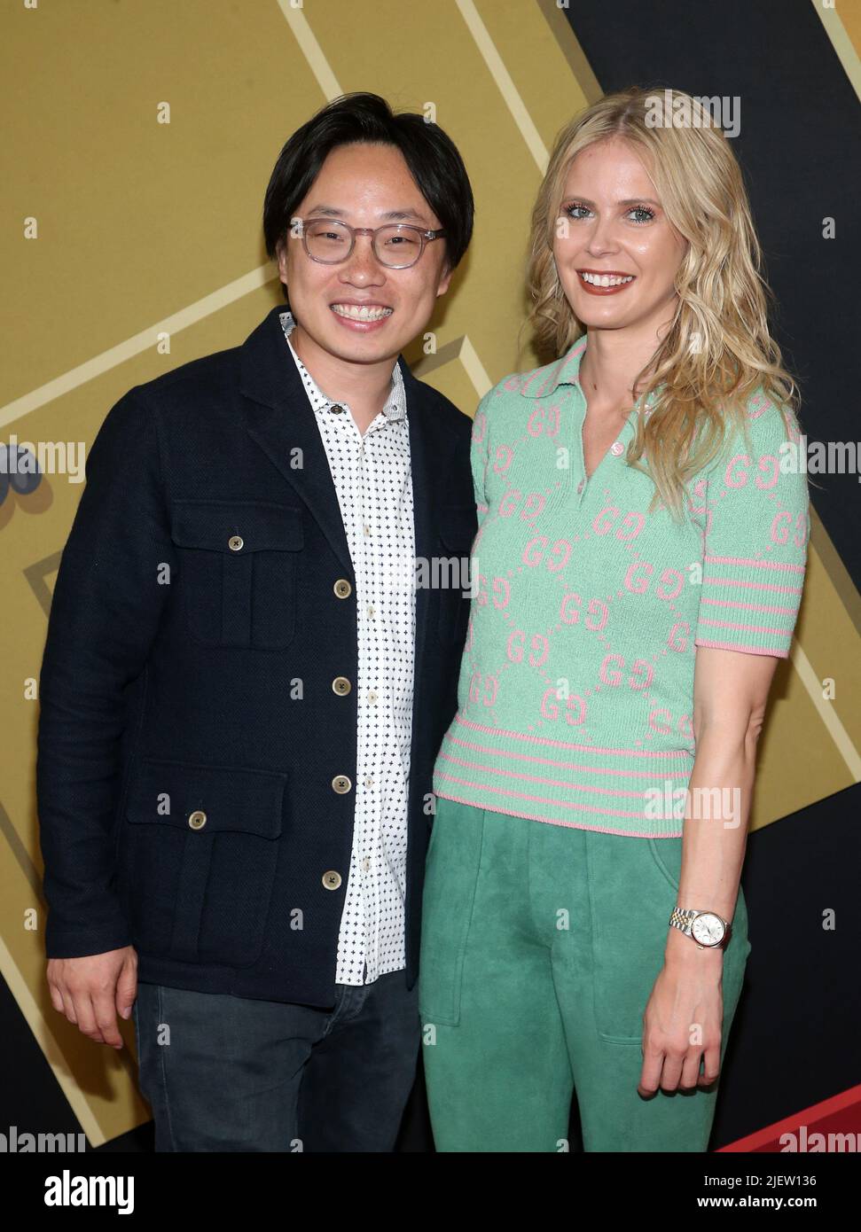 Los Angeles, Ca. 27th June, 2022. Jimmy O. Yang, Bri Kimmel at the ...