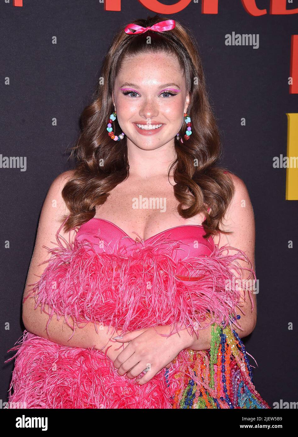 LOS ANGELES, CA - JUNE 27: Zoe Colletti attends the Los Angeles ...